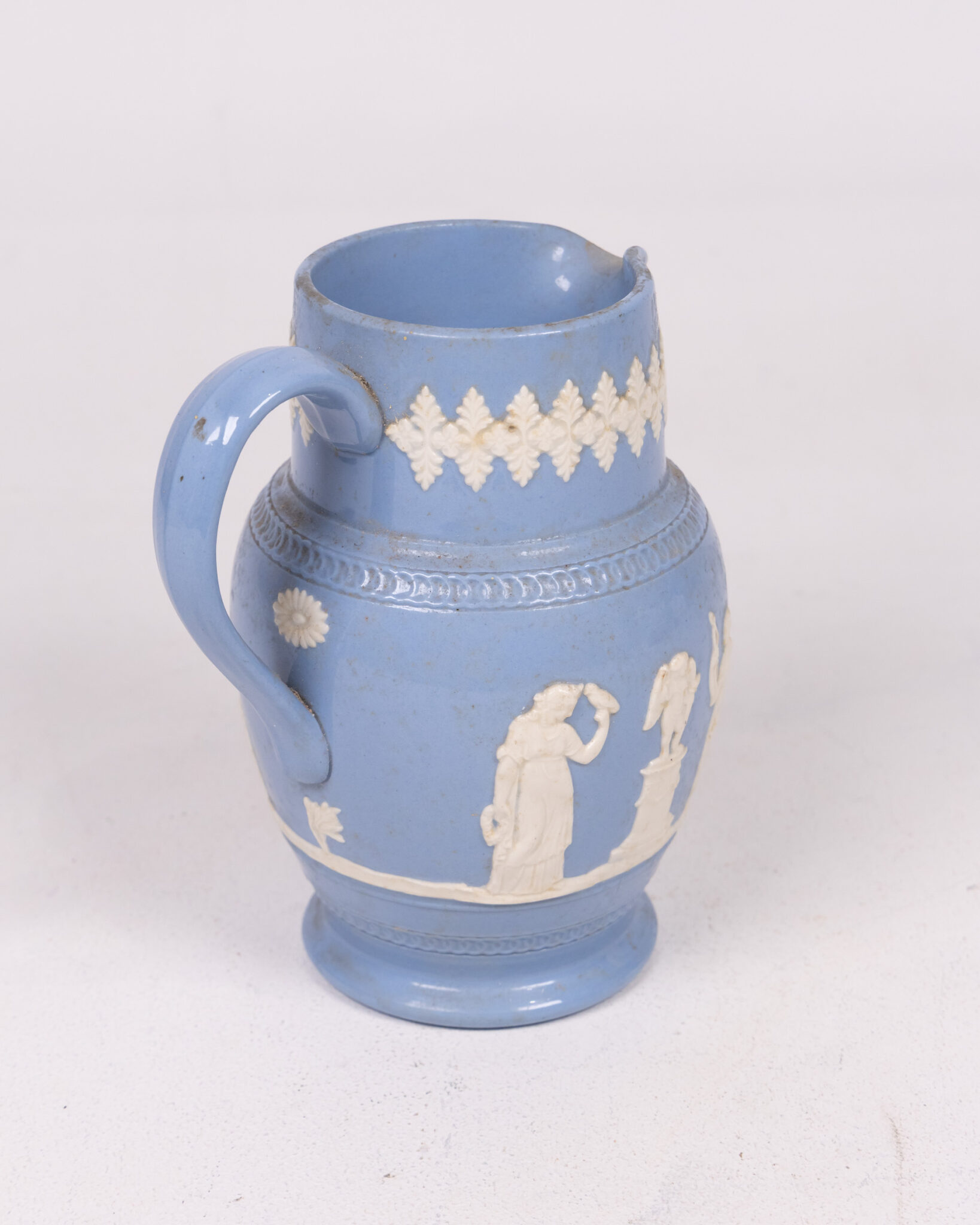 Wedgwood Jasperware Blue Jug - On The Square Emporium