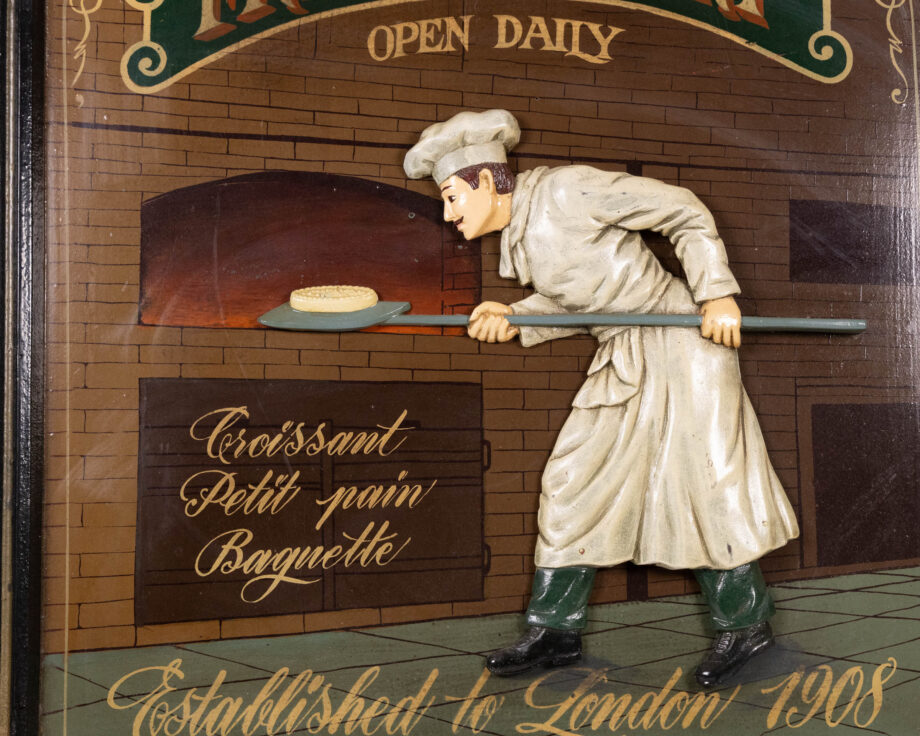 Vintage French Bakery Advertising Sign - On The Square Emporium
