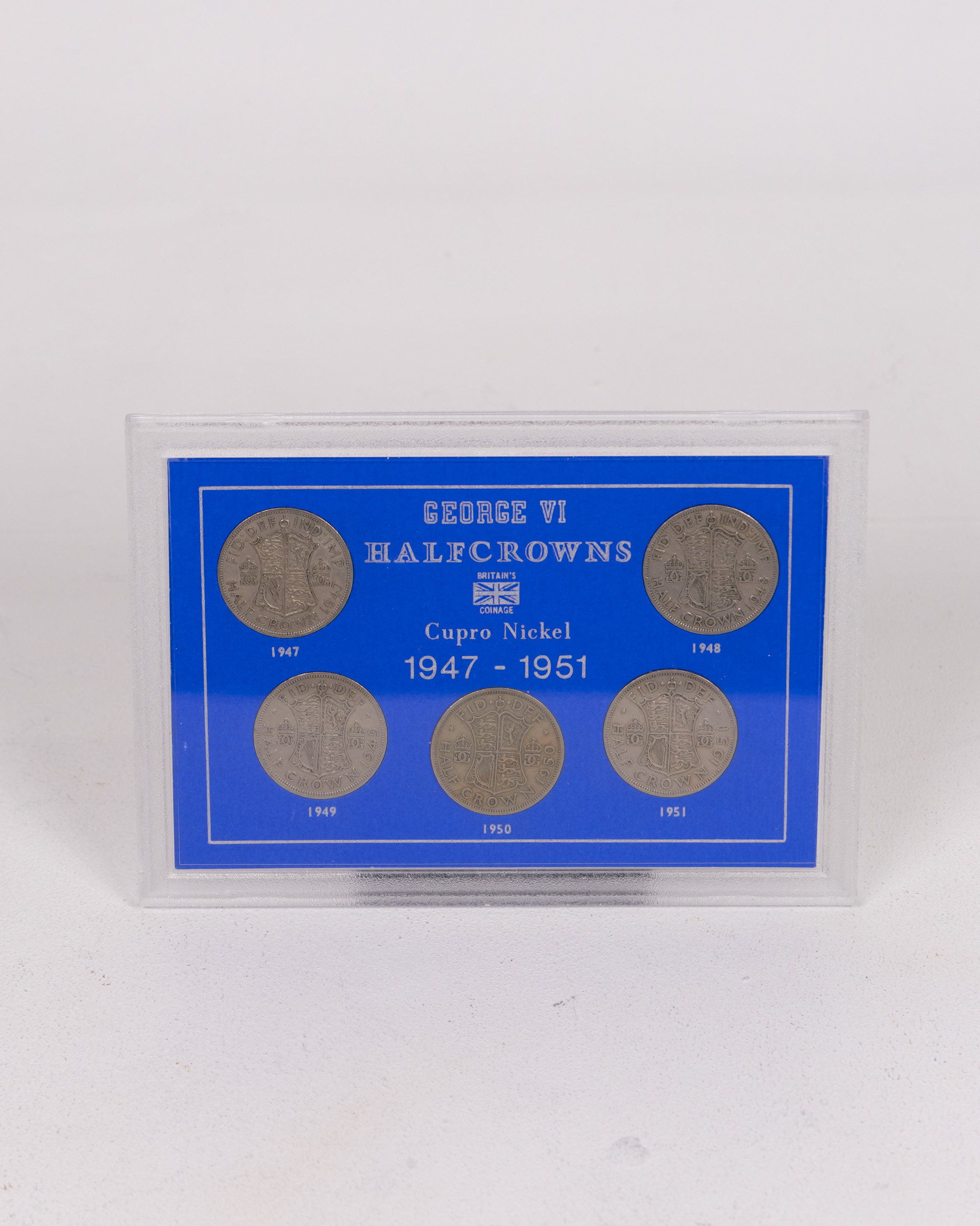 George VI Halfcrowns 1947-1951 Coin Set - On The Square Emporium