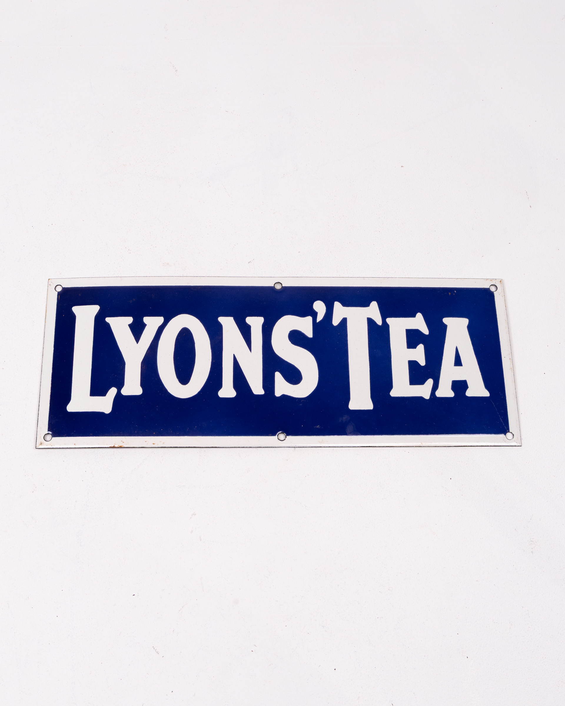 Lyons' Tea Enamel Sign - On The Square Emporium