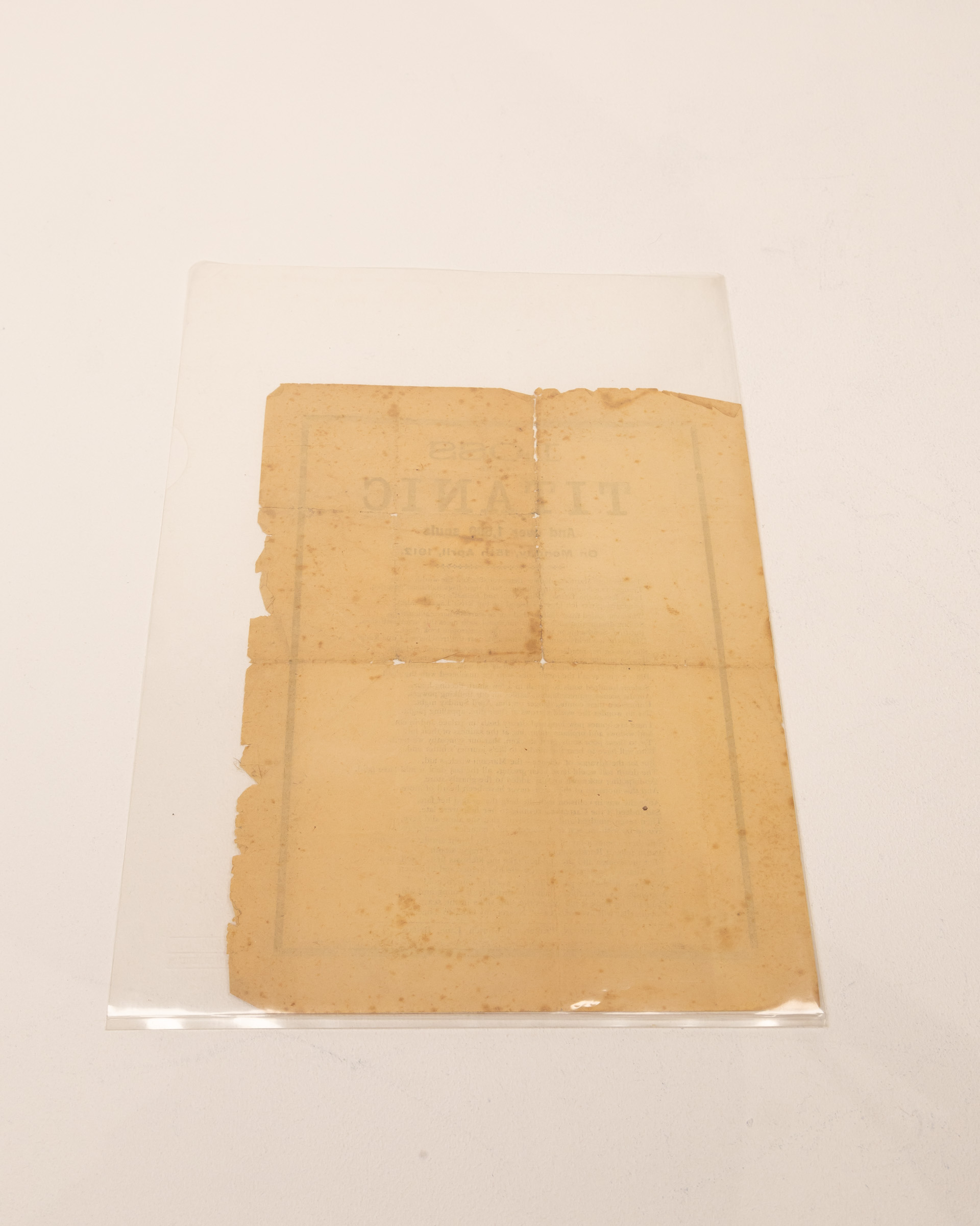 Titanic Loss Newspaper Memorial Print, 1912 - On The Square Emporium