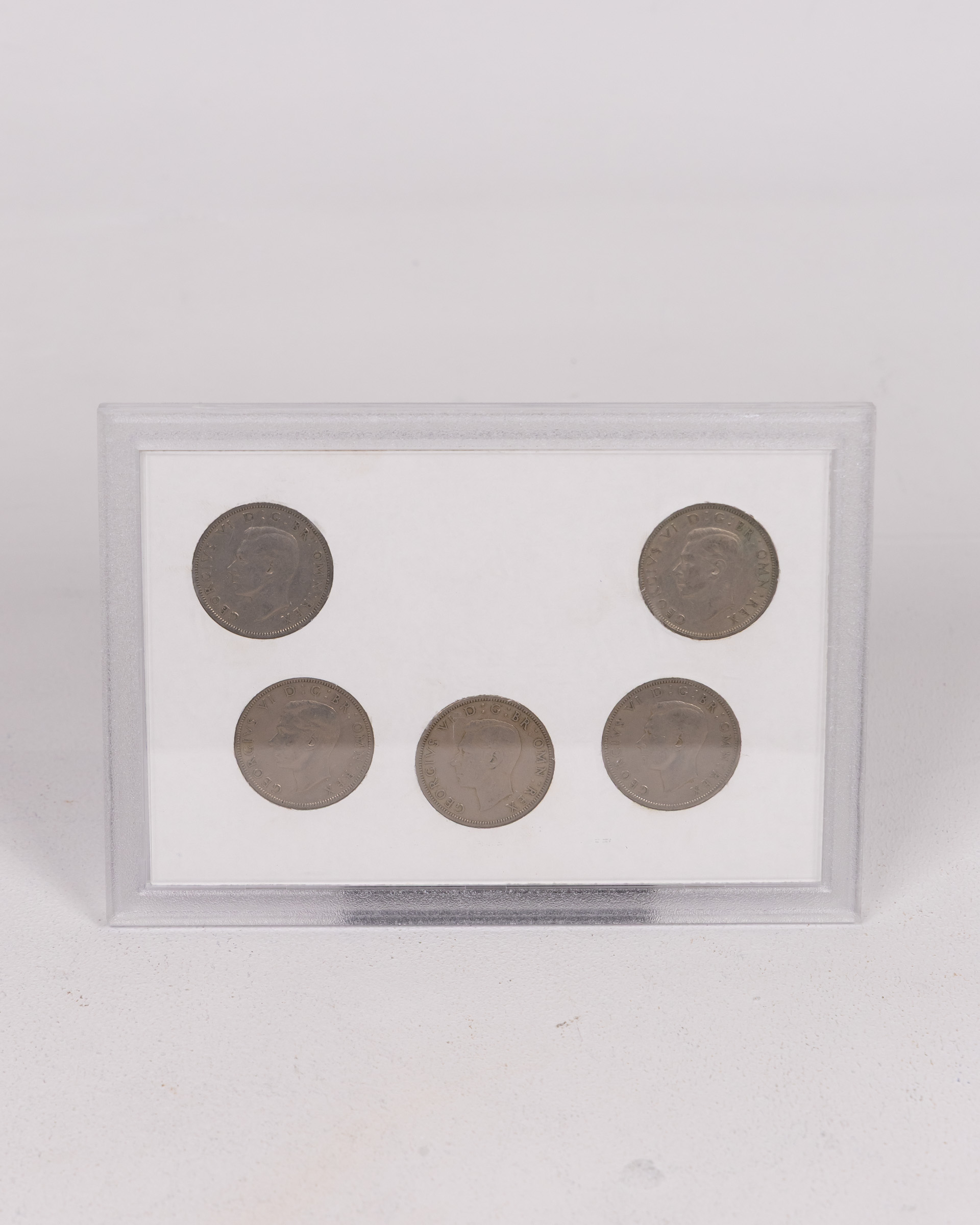 George VI Halfcrowns 1947-1951 Coin Set - On The Square Emporium