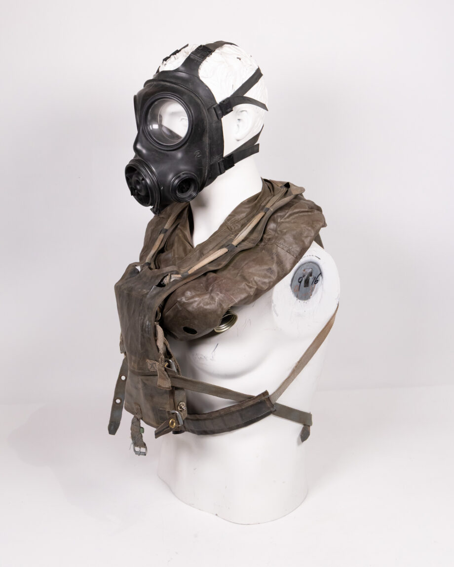 Vintage Soviet Military Gas Mask & Vest - On The Square Emporium