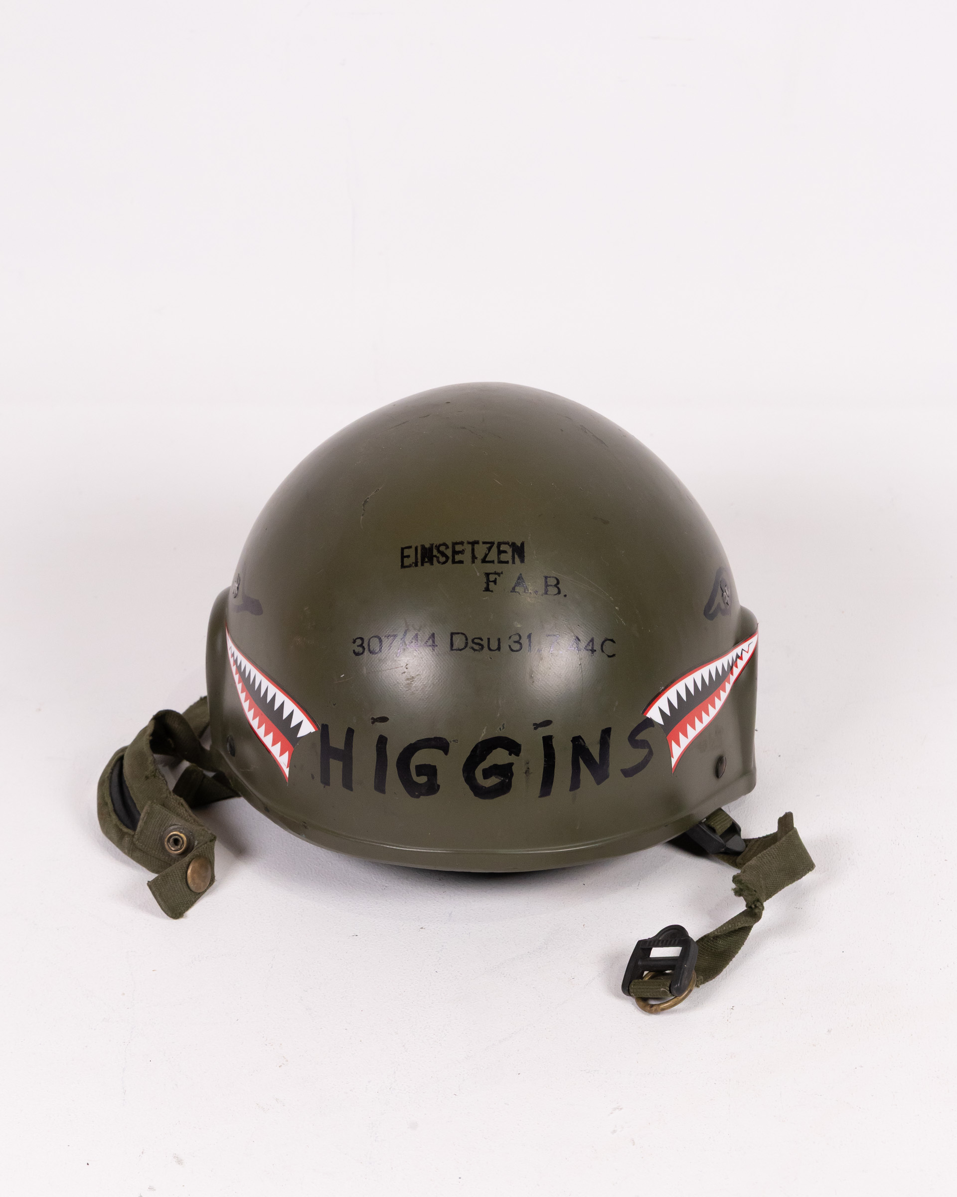 Military Helmet with Shark Teeth Design - On The Square Emporium