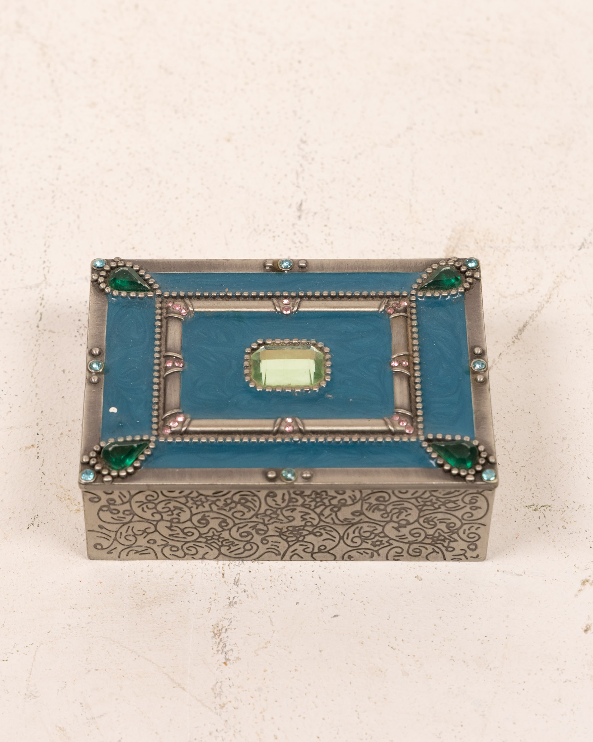 Jeweled Trinket Box - On The Square Emporium