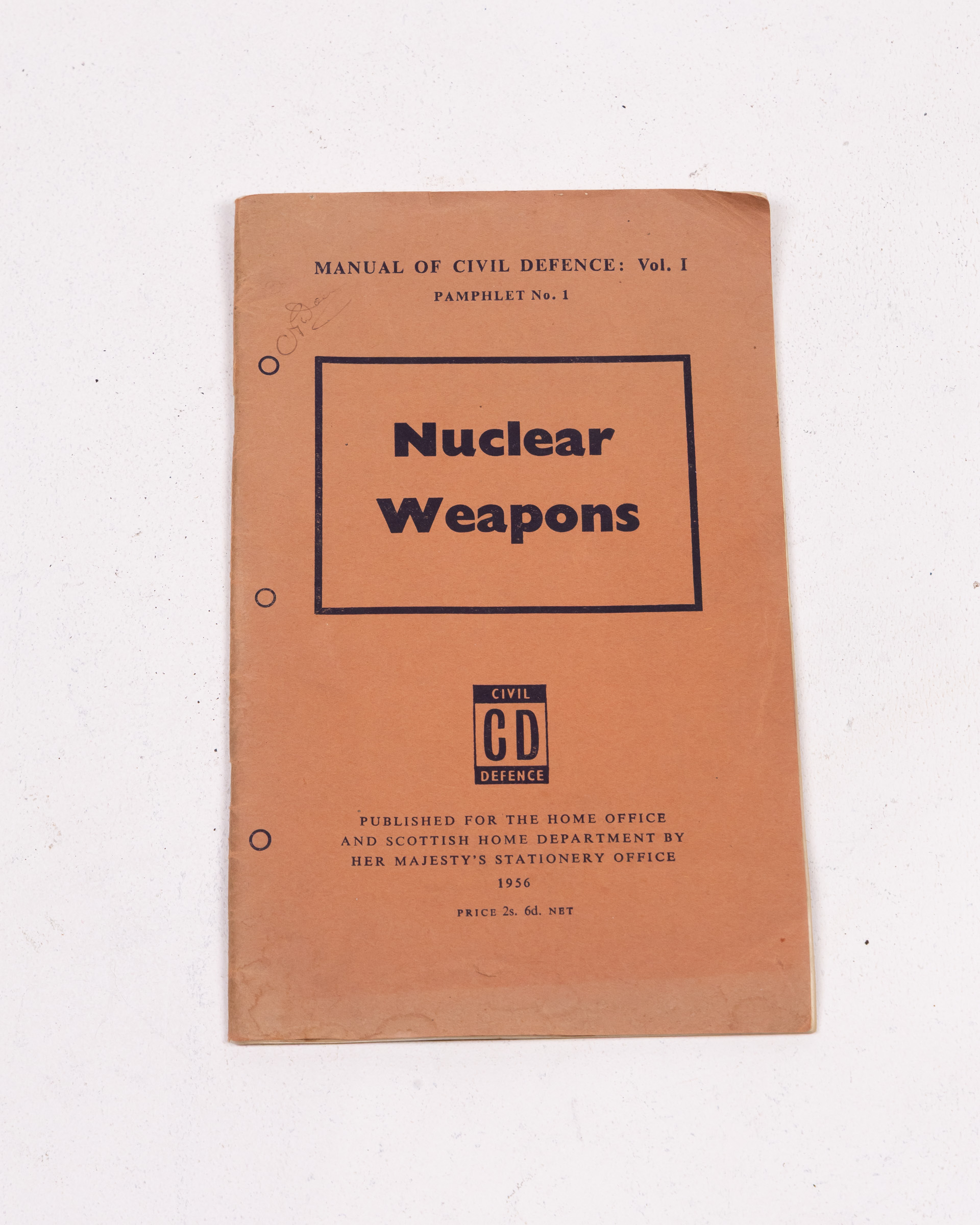 Manual of Civil Defence Nuclear Weapons Pamphlet - On The Square Emporium