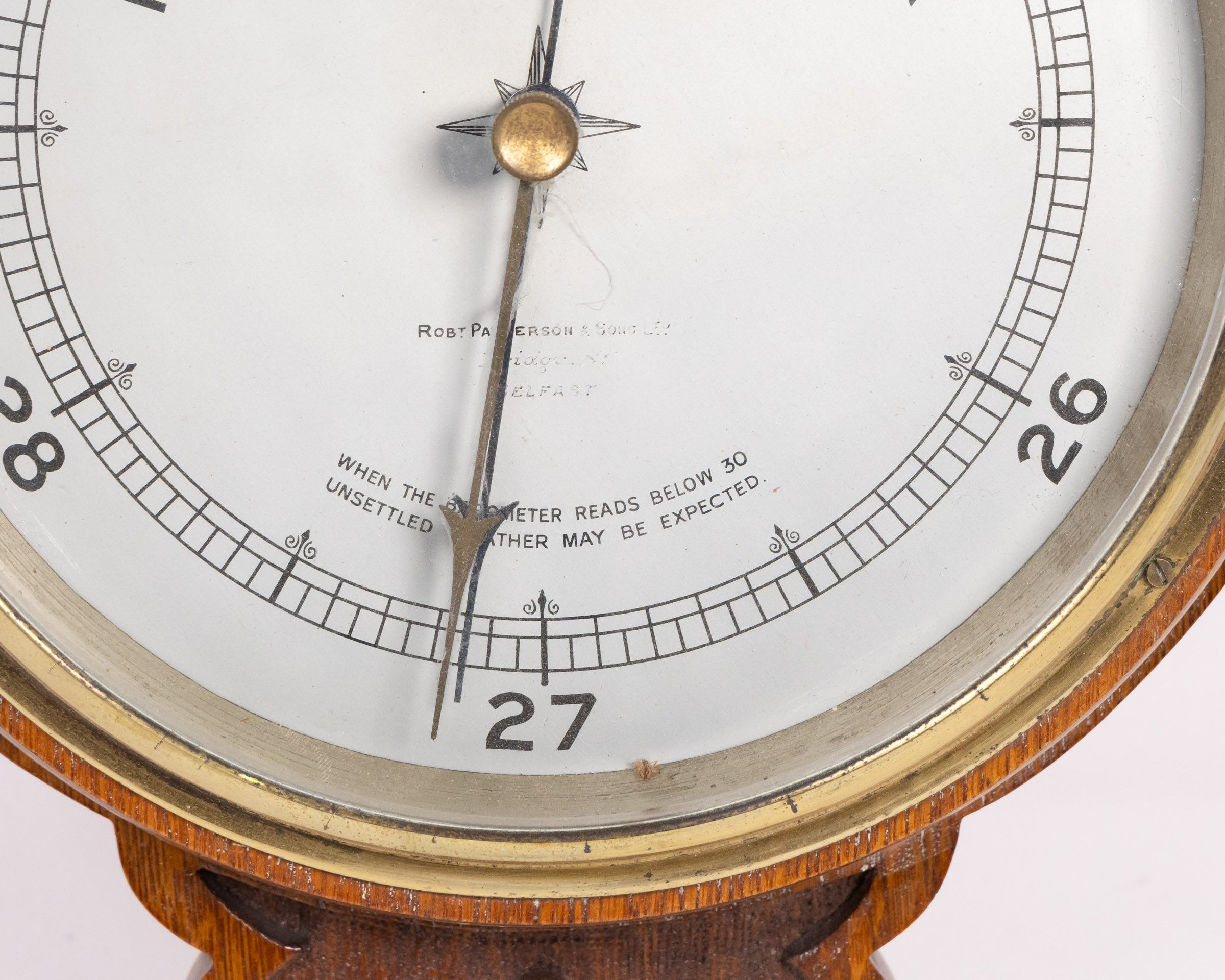 Vintage Robert Paterson Barometer/Thermometer - On The Square Emporium