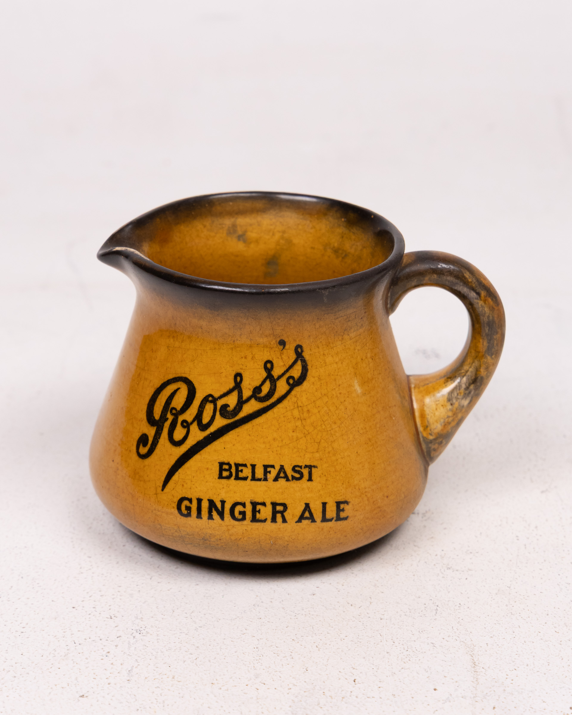 1920s Ross's Ginger Ale Belfast Advertising Jug - On The Square Emporium