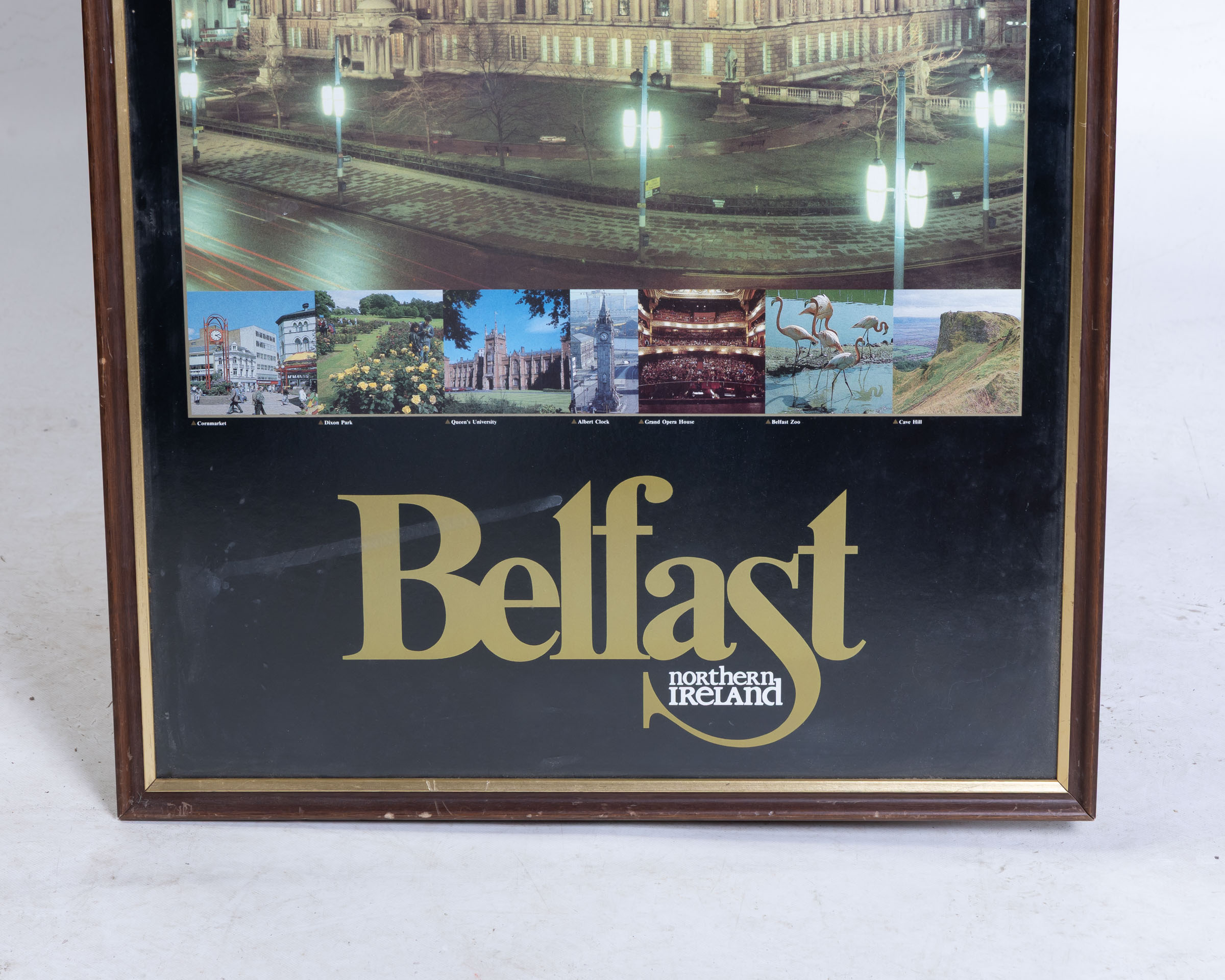 Framed Belfast City Hall Print/Travel Poster - On The Square Emporium