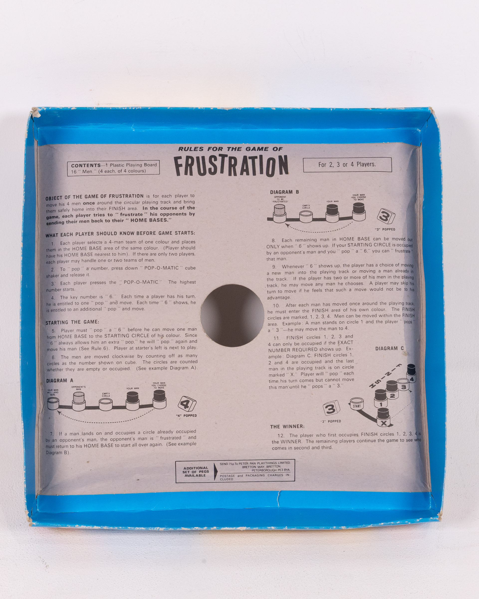 Vintage Frustration Pop-o-Matic Board Game - On The Square Emporium