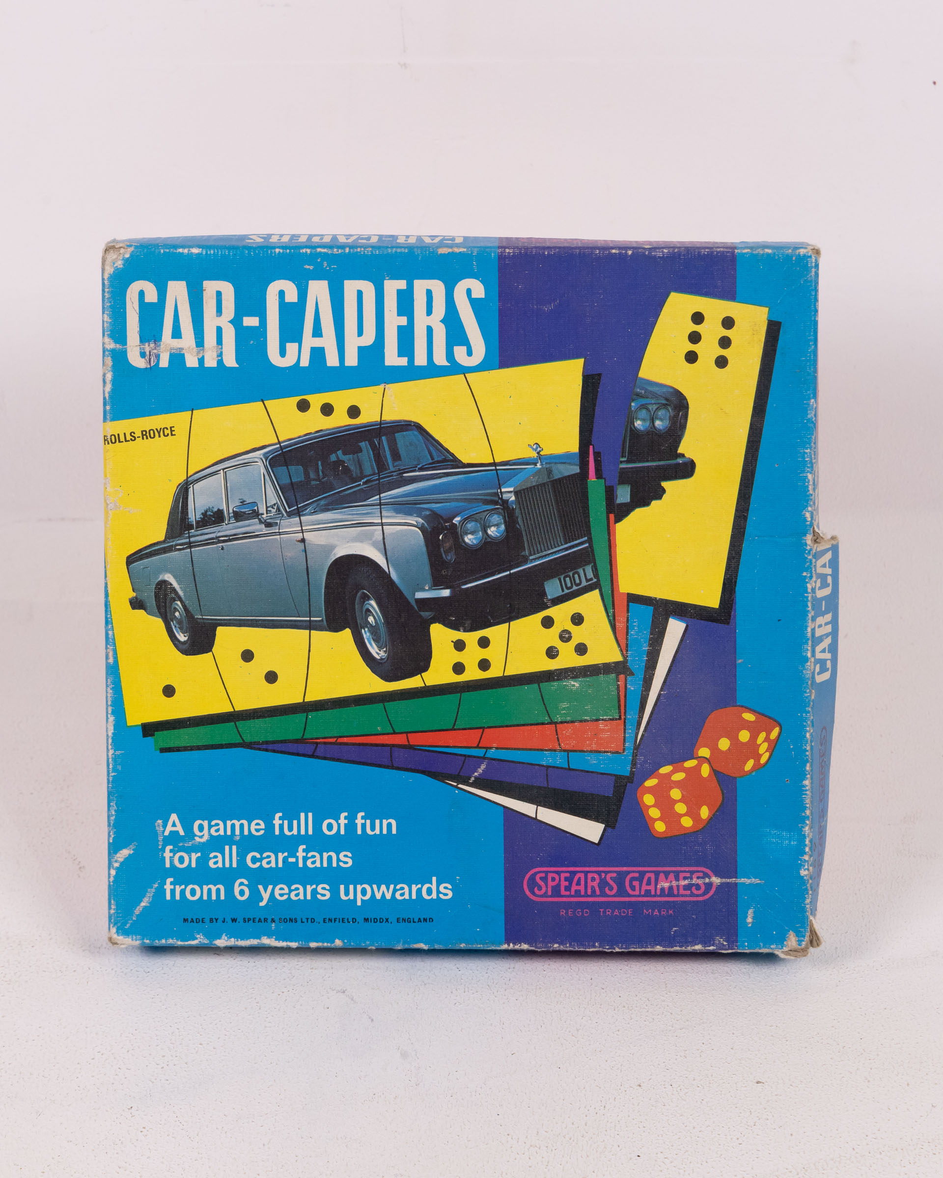 Vintage Spear's Games 'Car-Capers' Car Board Game - On The Square Emporium