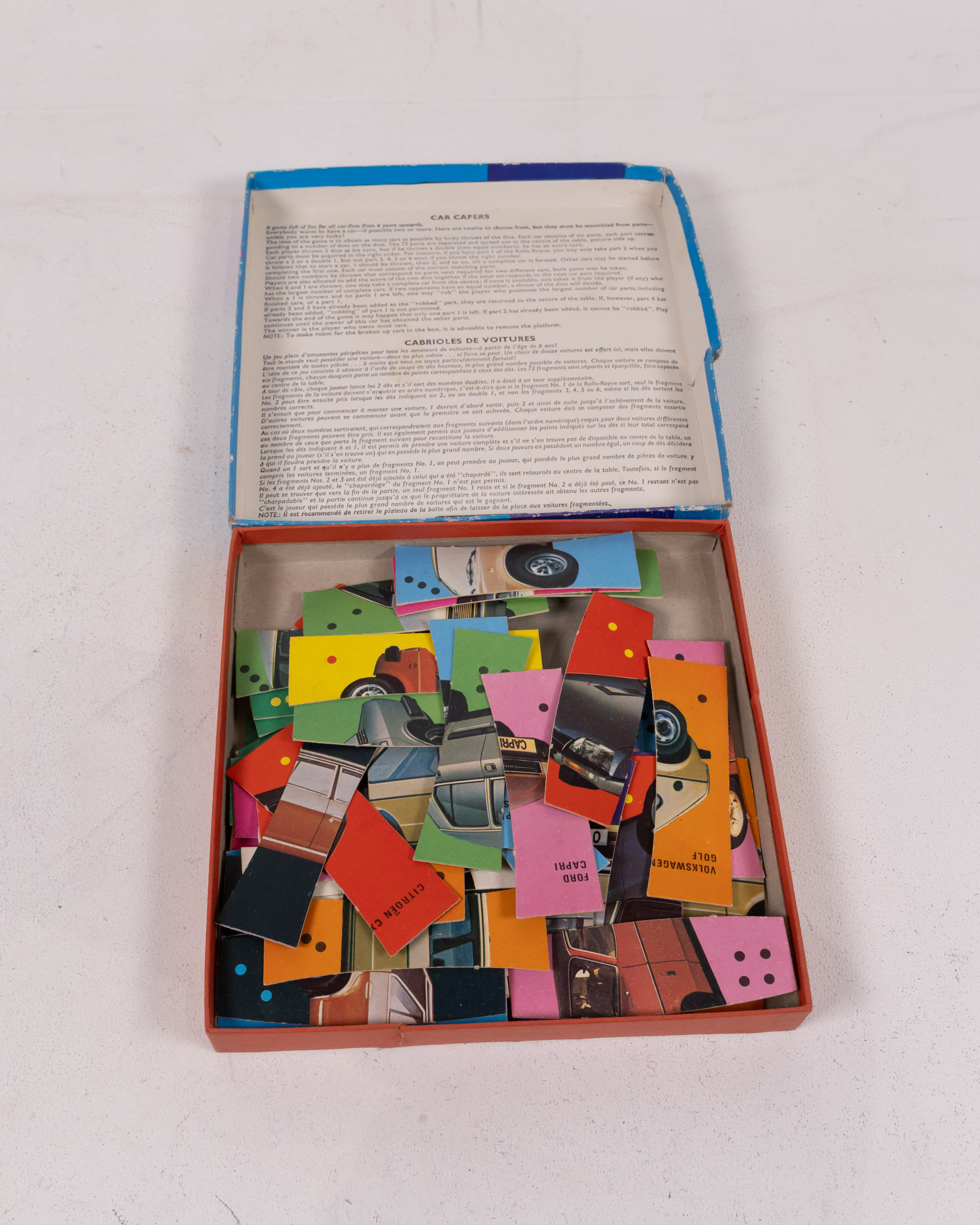 Vintage Spear's Games 'Car-Capers' Car Board Game - On The Square Emporium