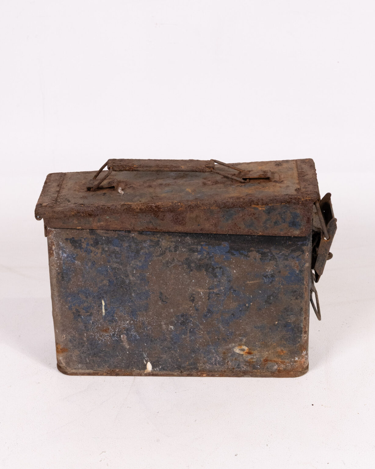 Vintage Military Metal Ammunition Box - On The Square Emporium