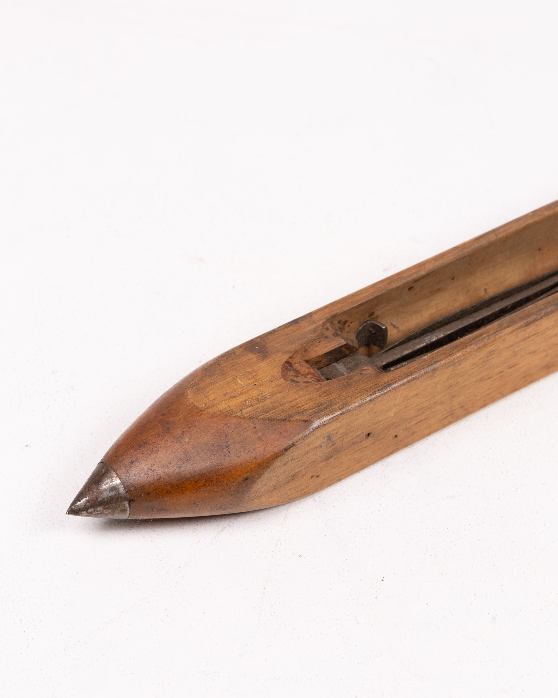 Vintage Wooden Weaving Loom Shuttle - On The Square Emporium