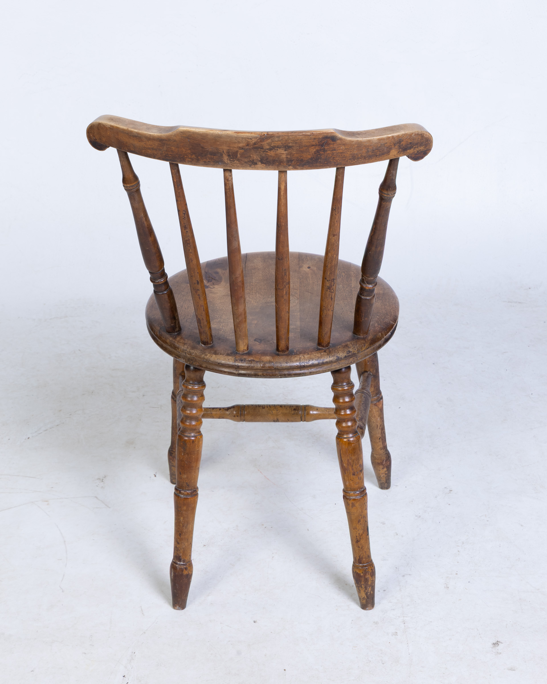 Pair of Victorian Spindle Back Penny Chairs - On The Square Emporium