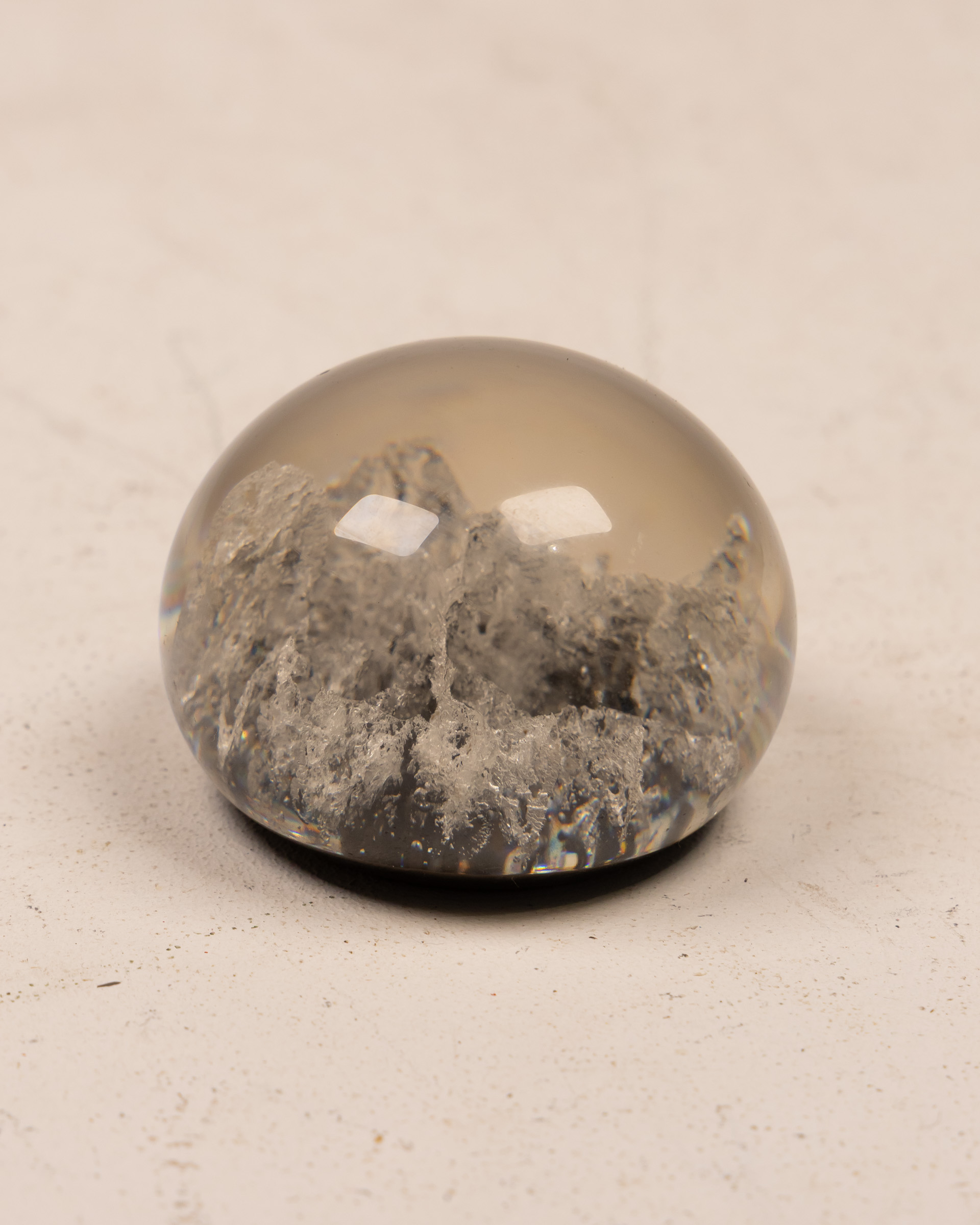 Resin Paperweight with Intricate Branching Design - On The Square Emporium