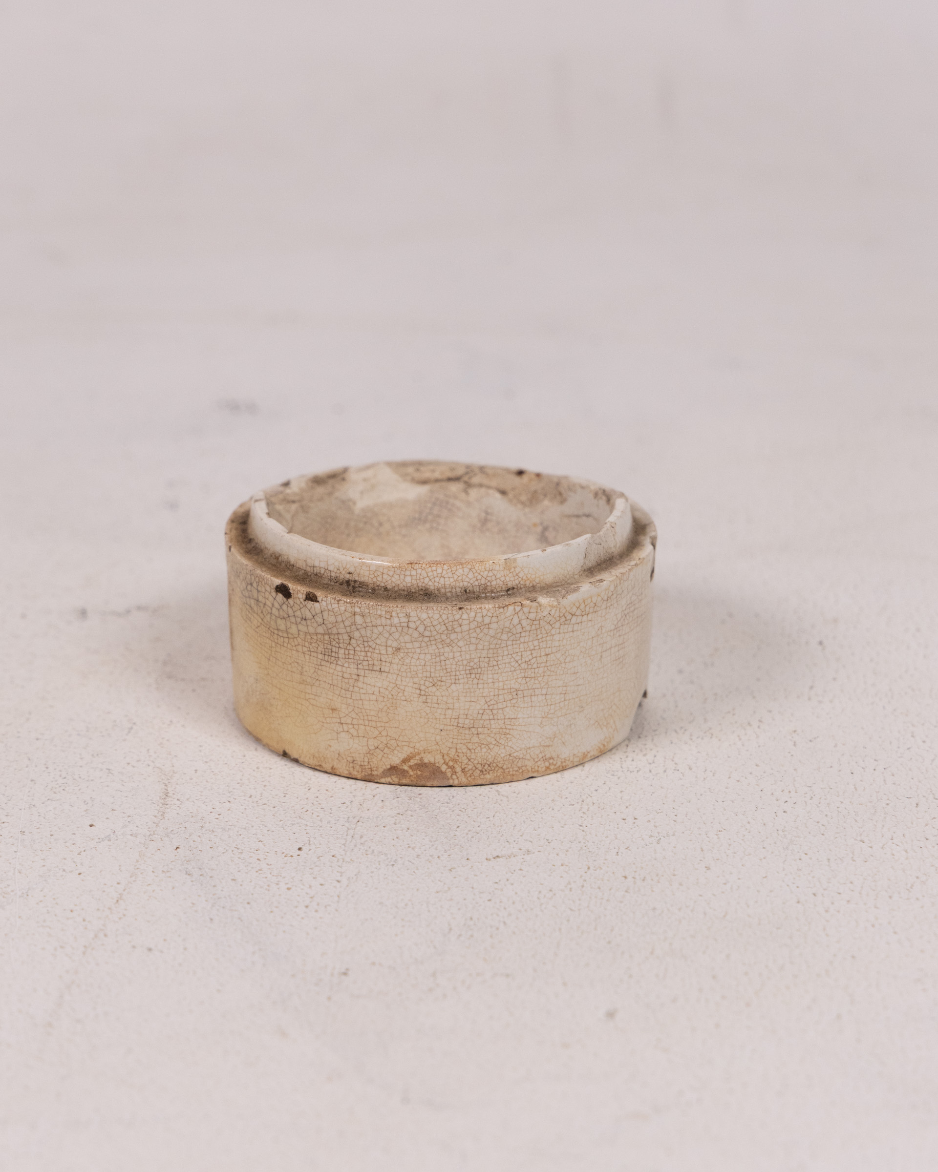 Nicholl's Medical Hall Belfast Cream Ceramic Ointment Pot - On The ...
