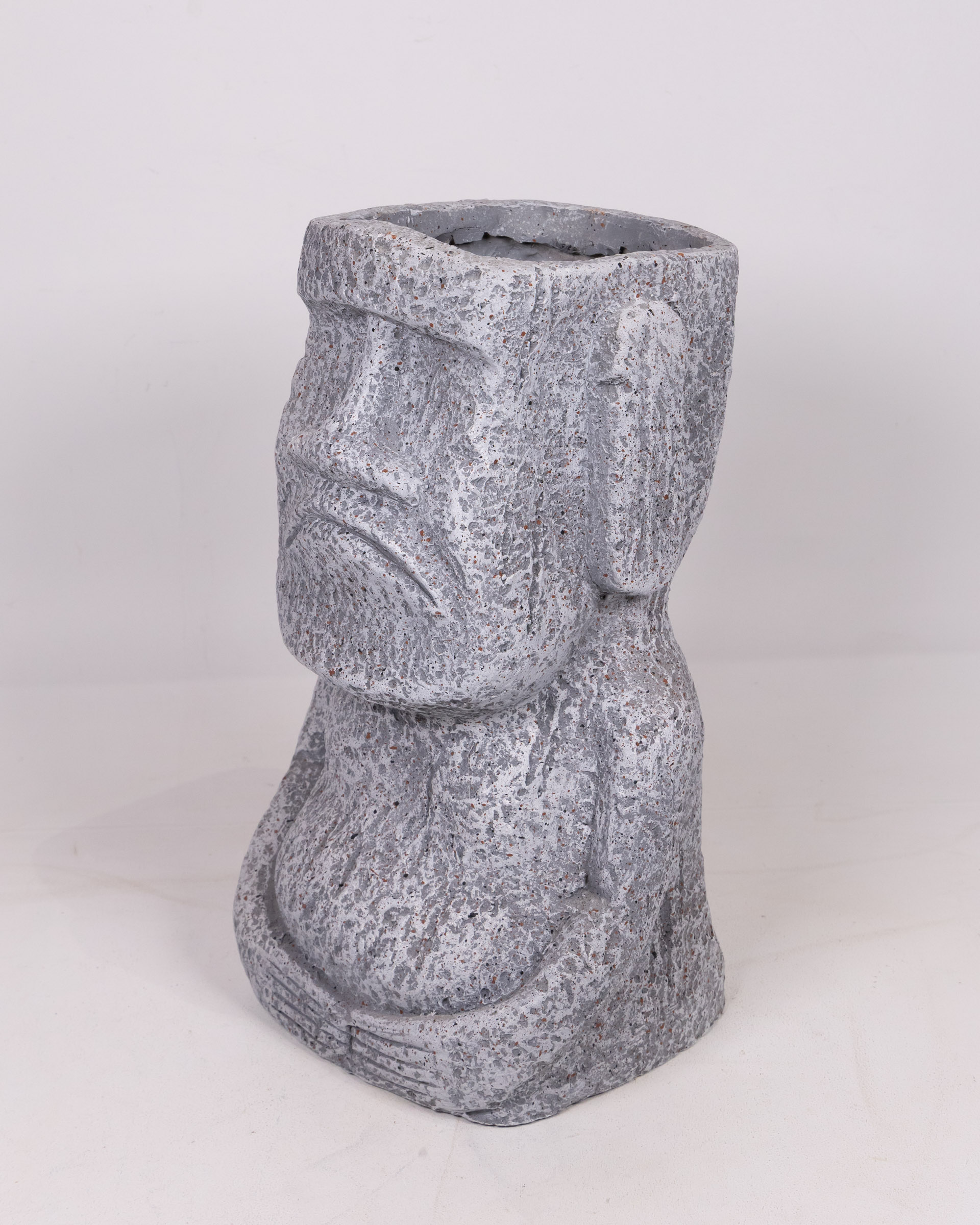 Moai Head Stone Effect Planter - On The Square Emporium