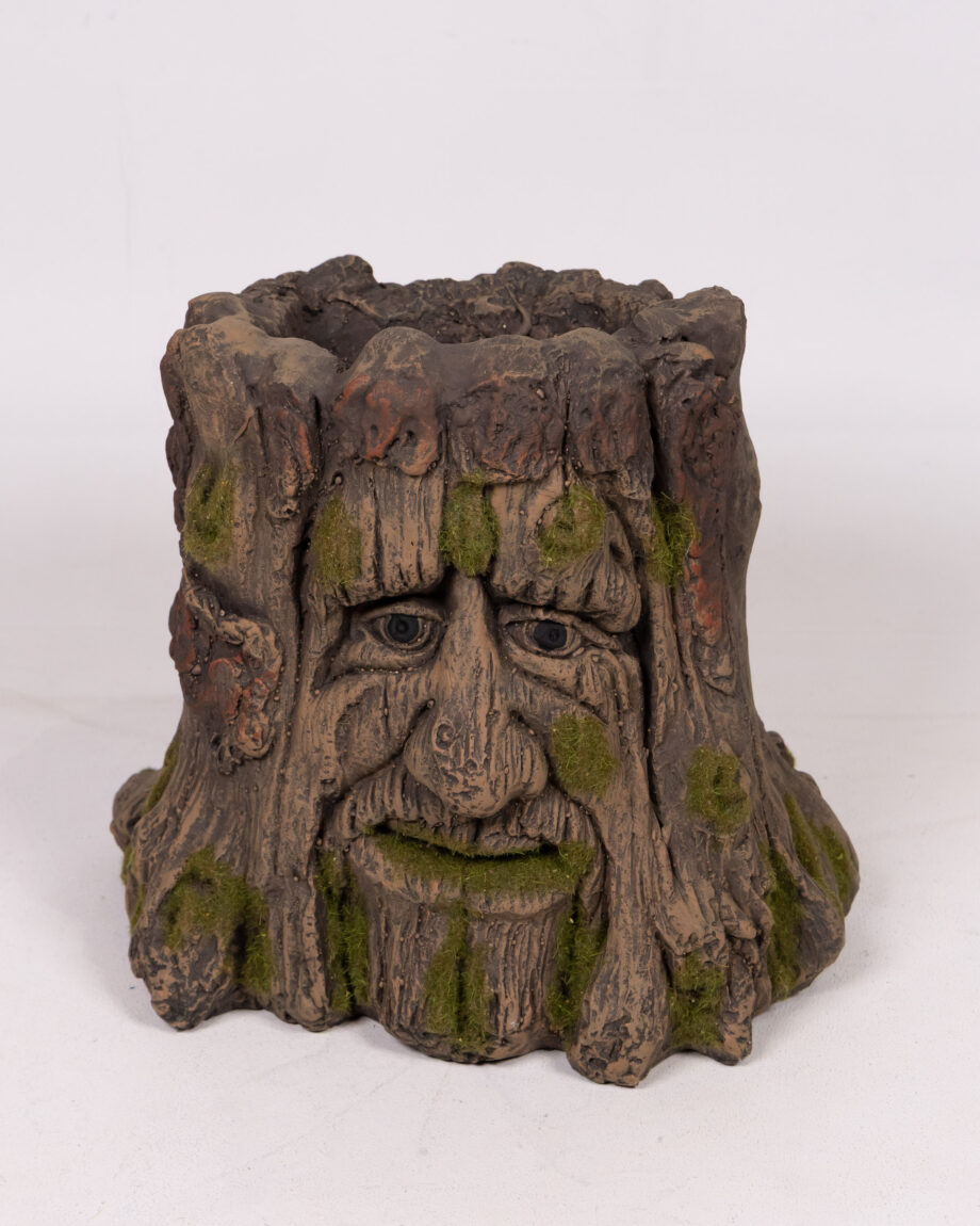 Green Man Tree Stump Garden Planter - On The Square Emporium