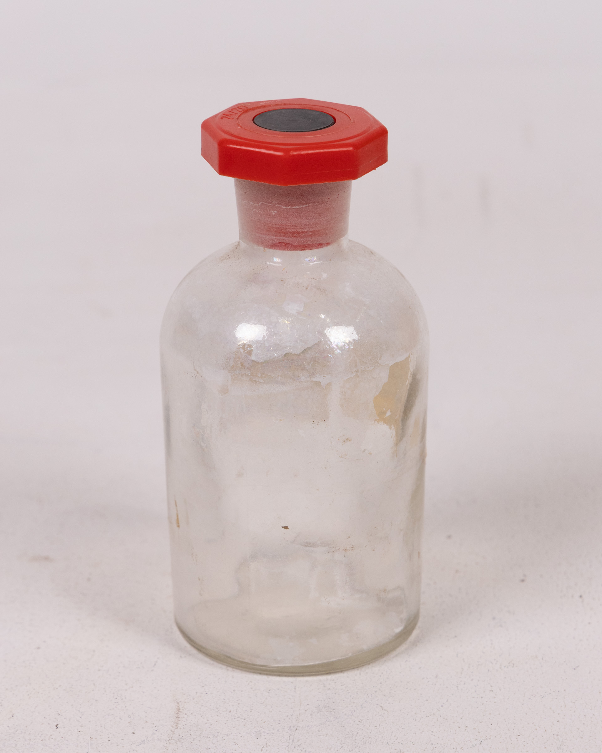'Sodium Hydroxide' Lab Bottle with Red Stopper - On The Square Emporium