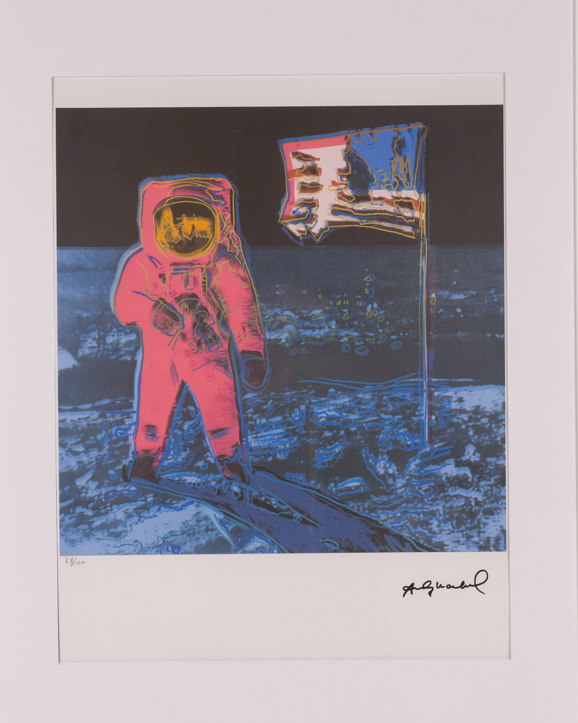 Andy Warhol Moonwalk Framed Lithograph Print - #88/100 - On The Square ...