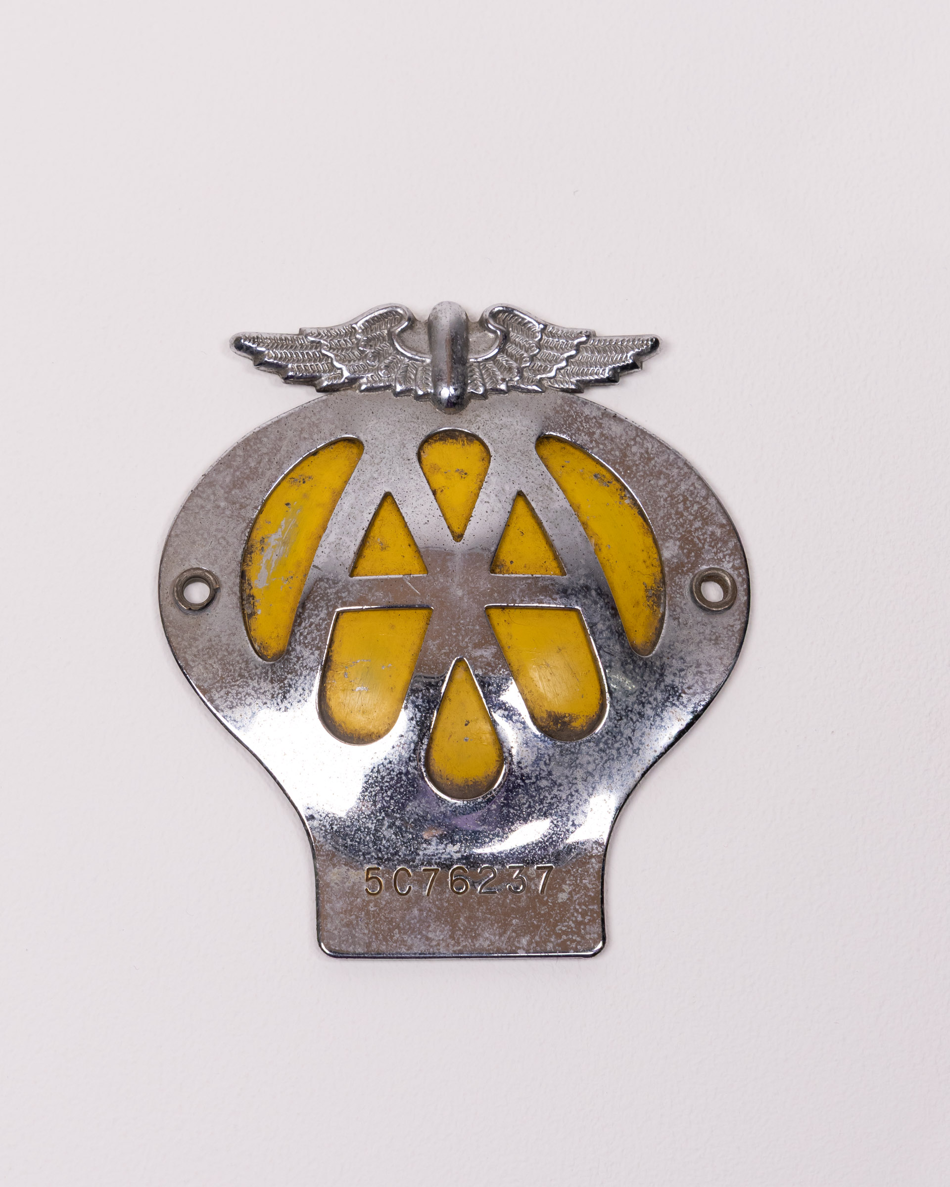 Vintage AA Car Badge with Wings - On The Square Emporium