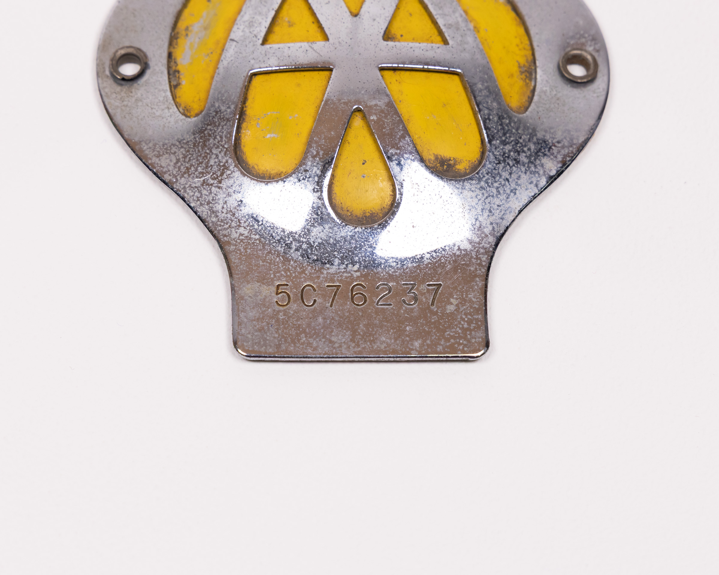 Vintage AA Car Badge with Wings - On The Square Emporium