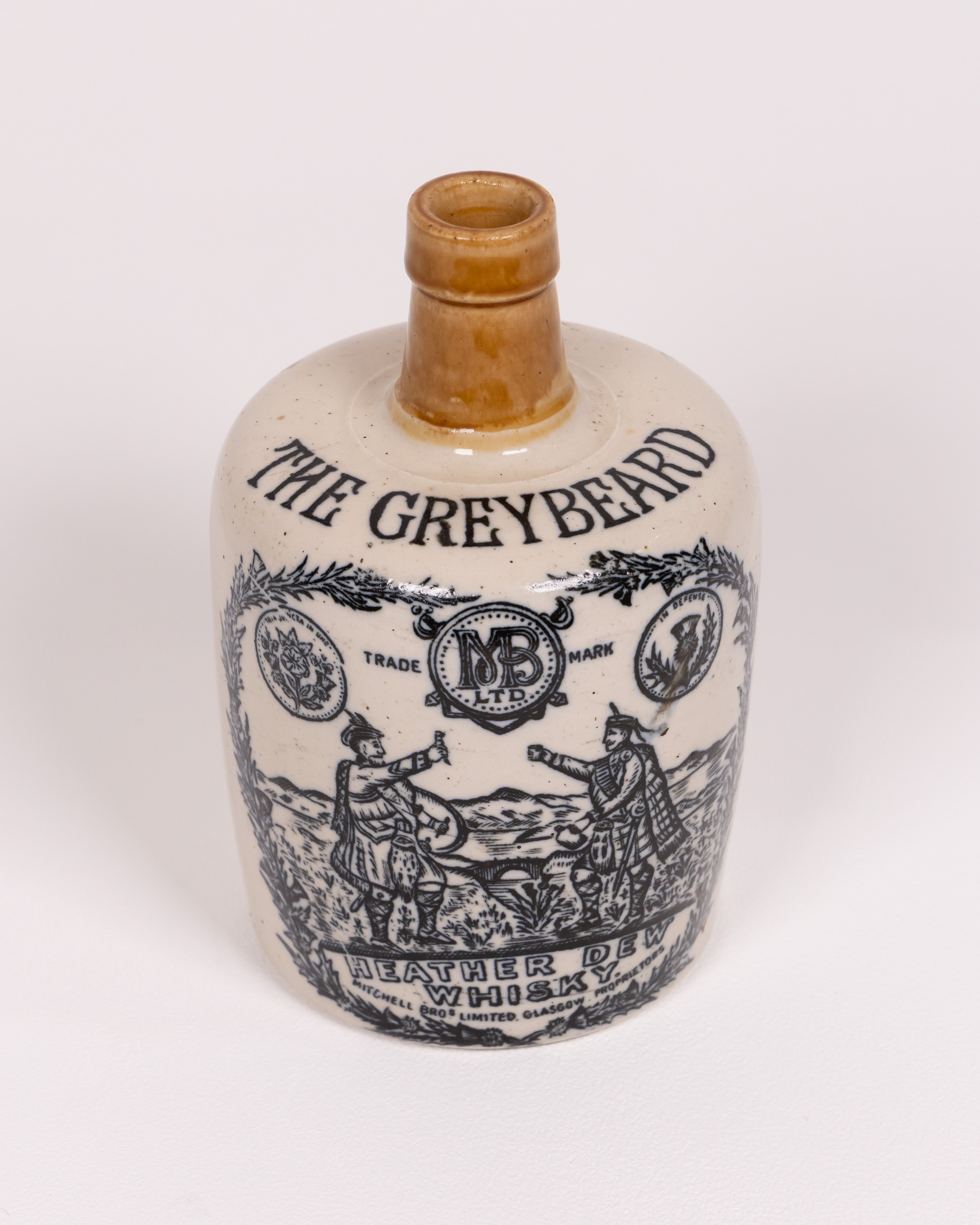 Greybeard Heather Dew Scotch Whisky Stoneware Flagon - On The Square ...