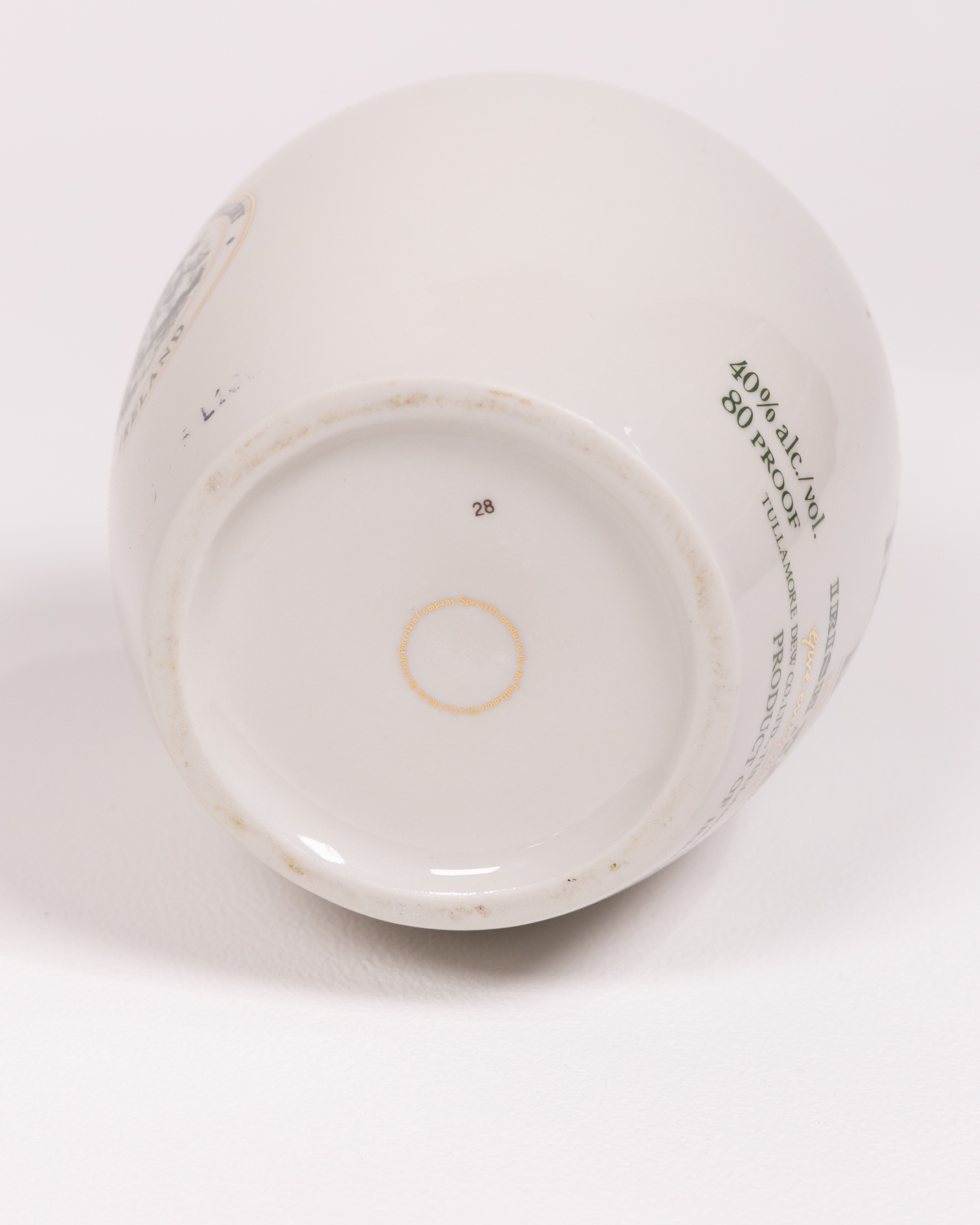 Tullamore Dew Irish Whiskey Ceramic Flagon Jug - On The Square Emporium