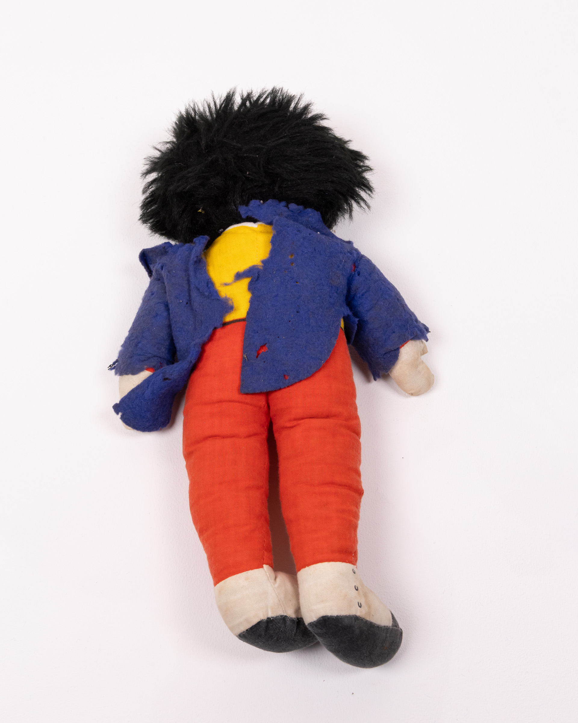 1960s Fabric Golly Doll with Red Trousers, Yellow Vest and Blue Jacket ...