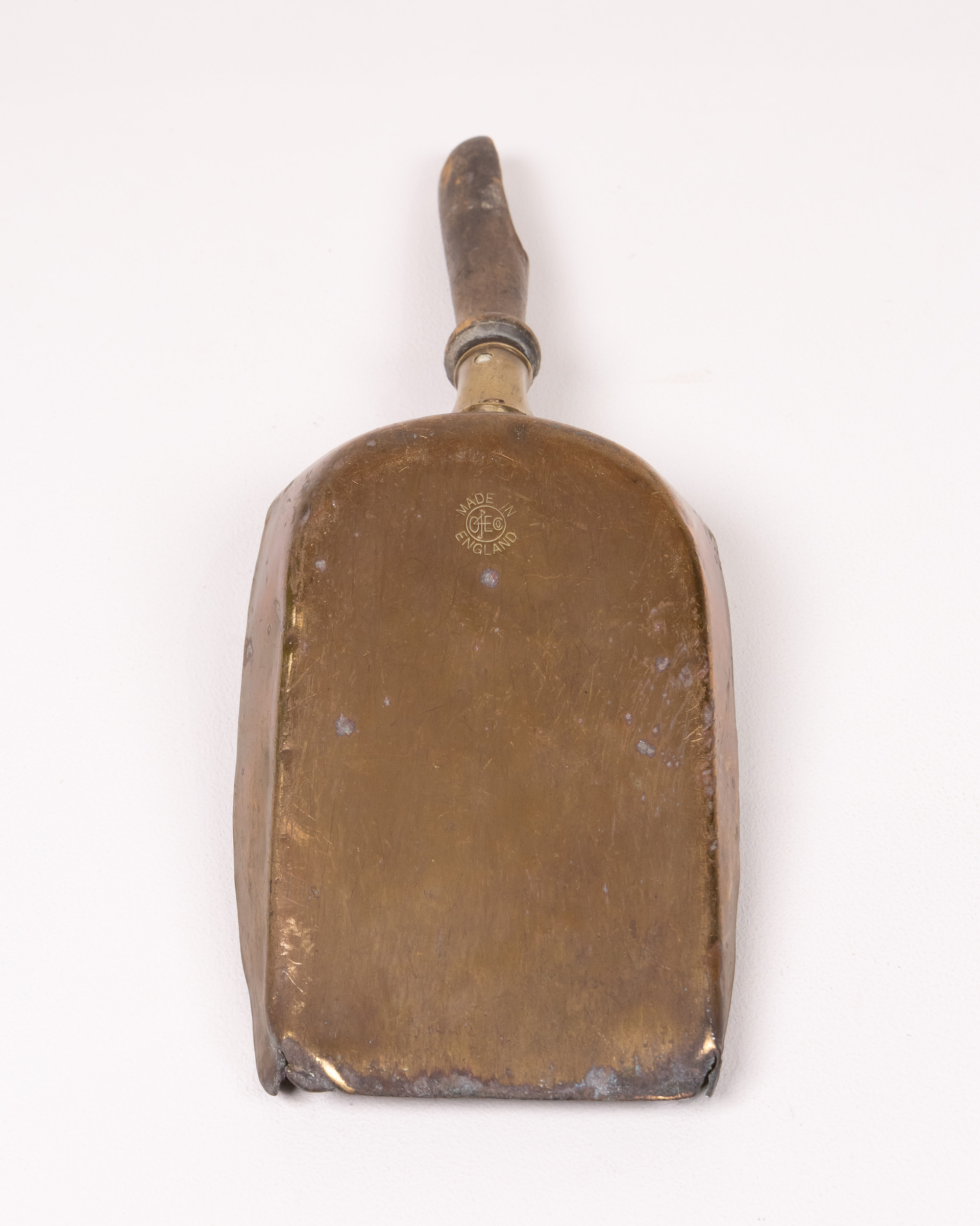 Vintage Brass Scoop with Wooden Handle - Made in England - On The ...