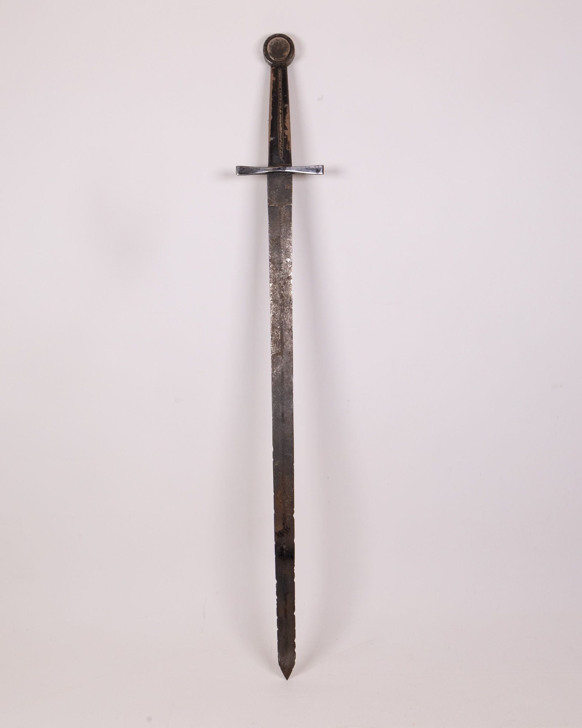 Antique Metal Sword Movie prop with Steel Crossguard - On The Square ...