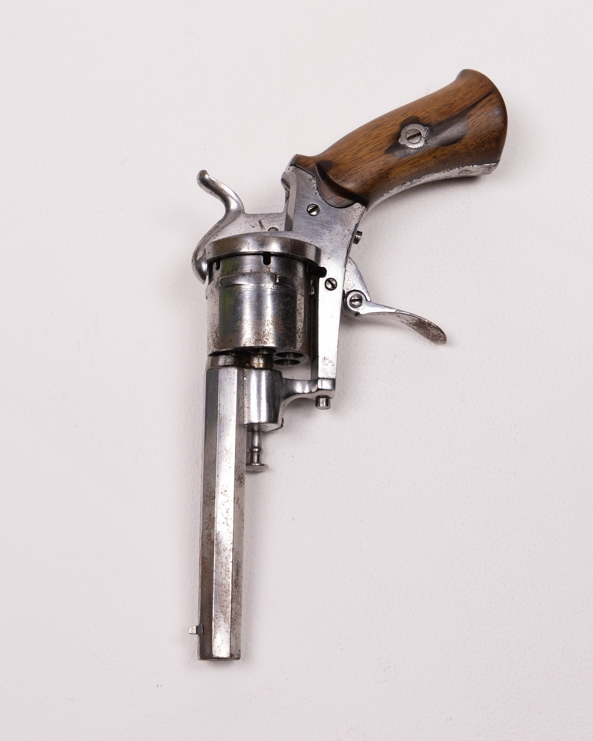 Antique Percussion Cap Revolver Pistol, C1850's Collectible Firearm ...