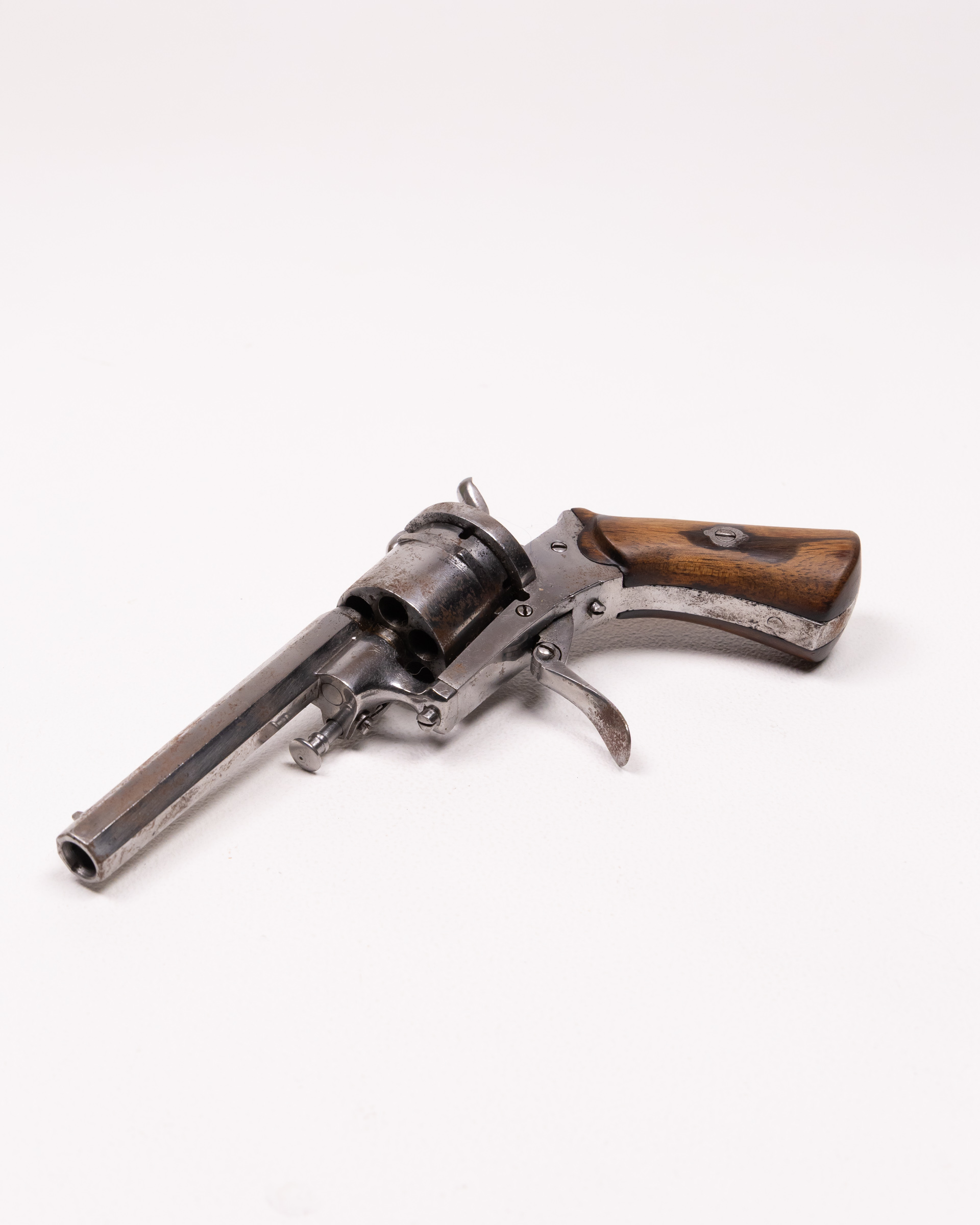 Antique Percussion Cap Revolver Pistol, C1850's Collectible Firearm ...