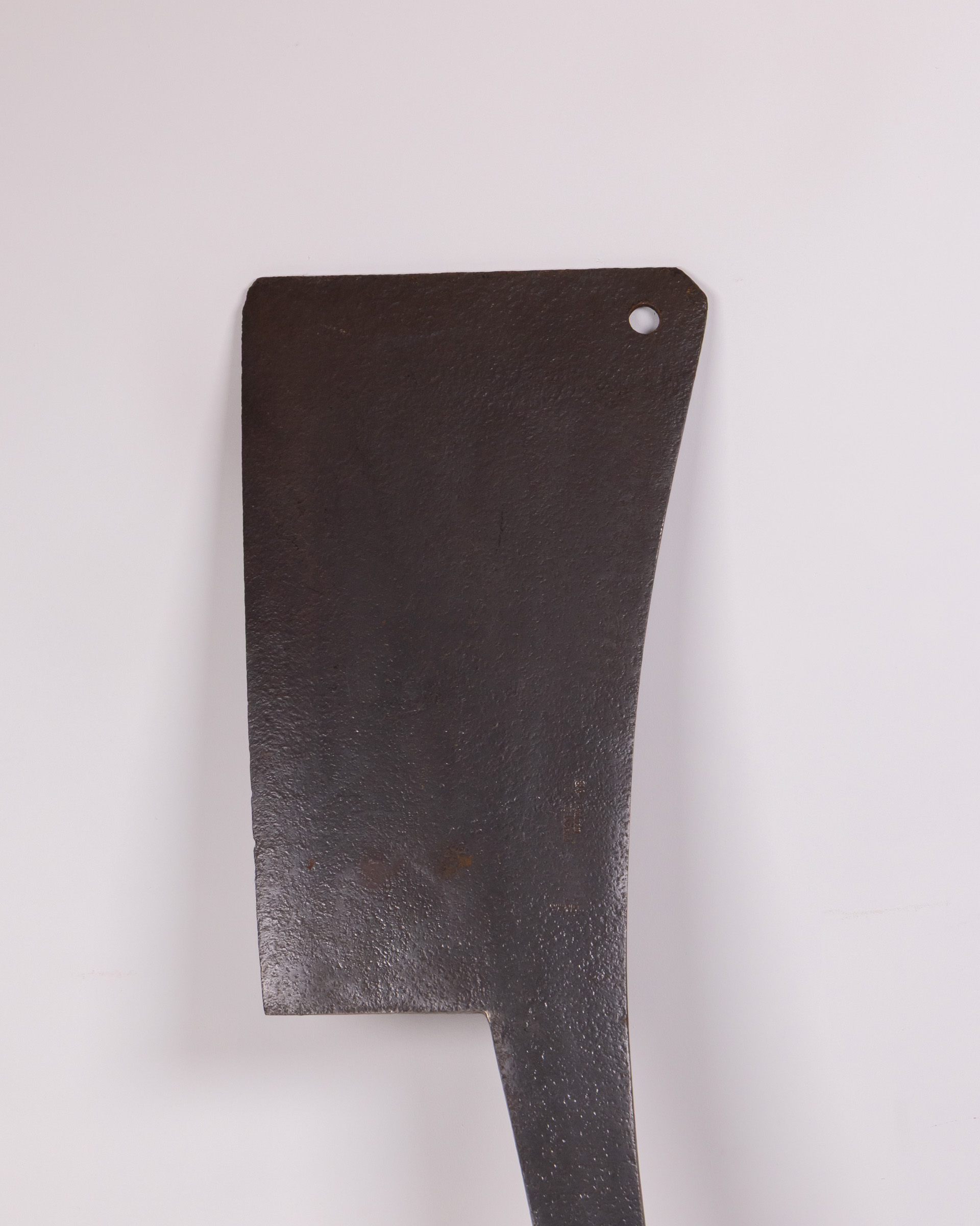 Vintage Giant Steel Butcher's Cleaver, Meat Cleaver, Kitchen Tool, Dark ...
