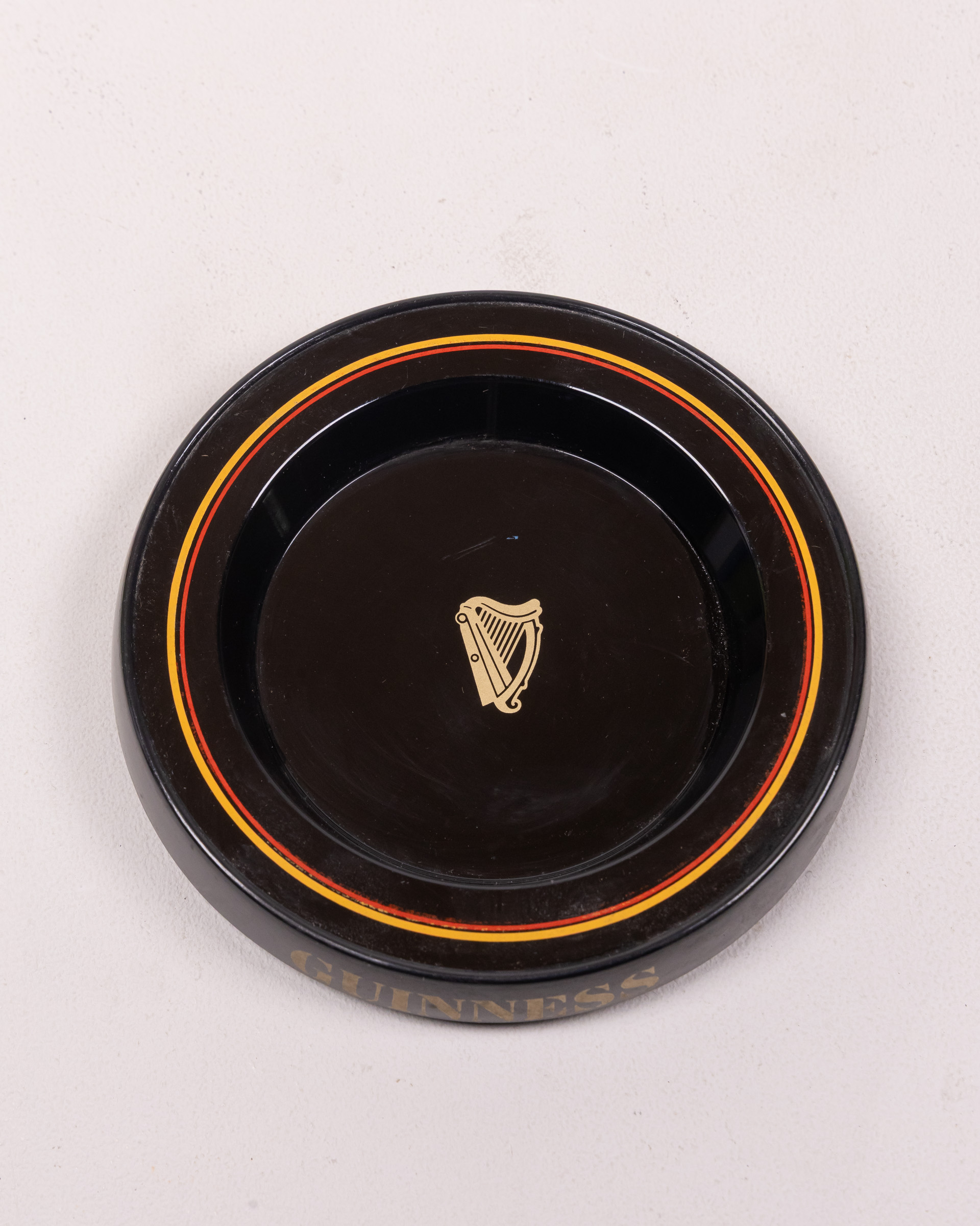 Guinness Black Ashtray with Gold Logo - On The Square Emporium