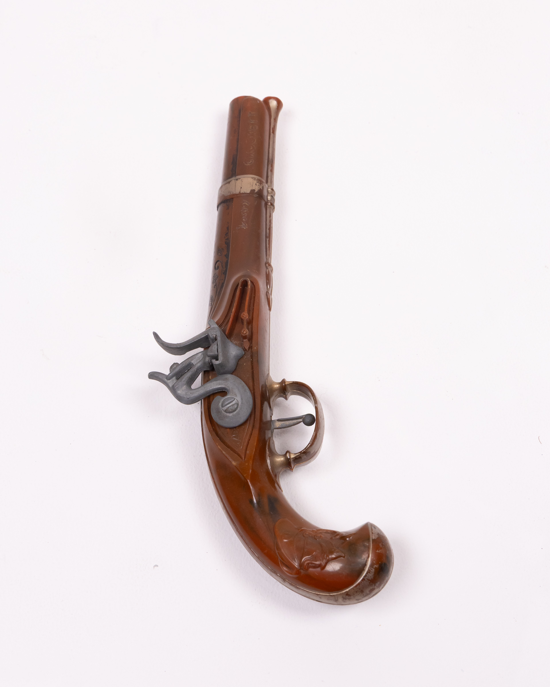 Toy Davy Crockett Flintlock Pistol with Ornate Details - On The Square ...
