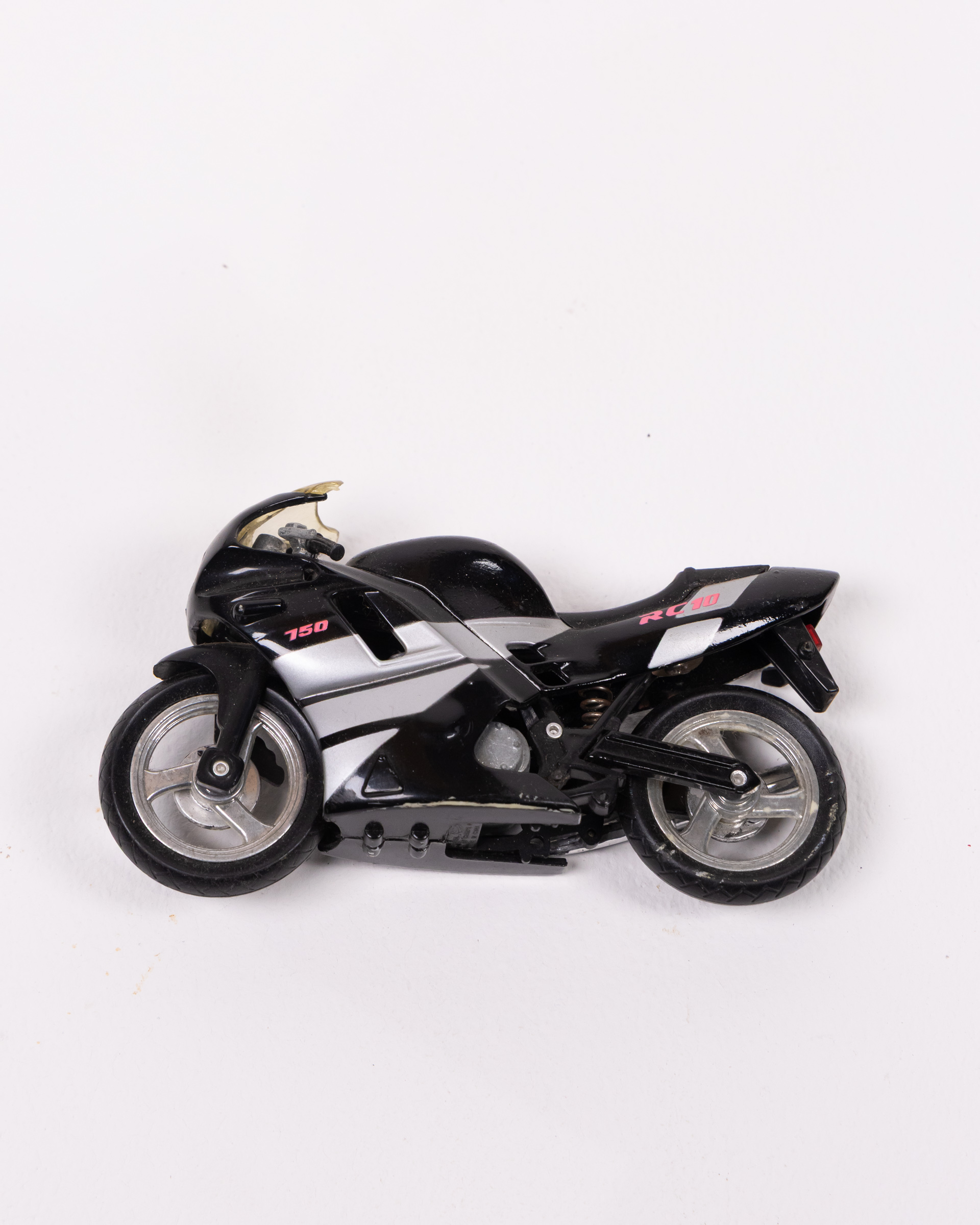 Toy RC10 750 Plastic Motorcycle with Silver Details - On The Square ...