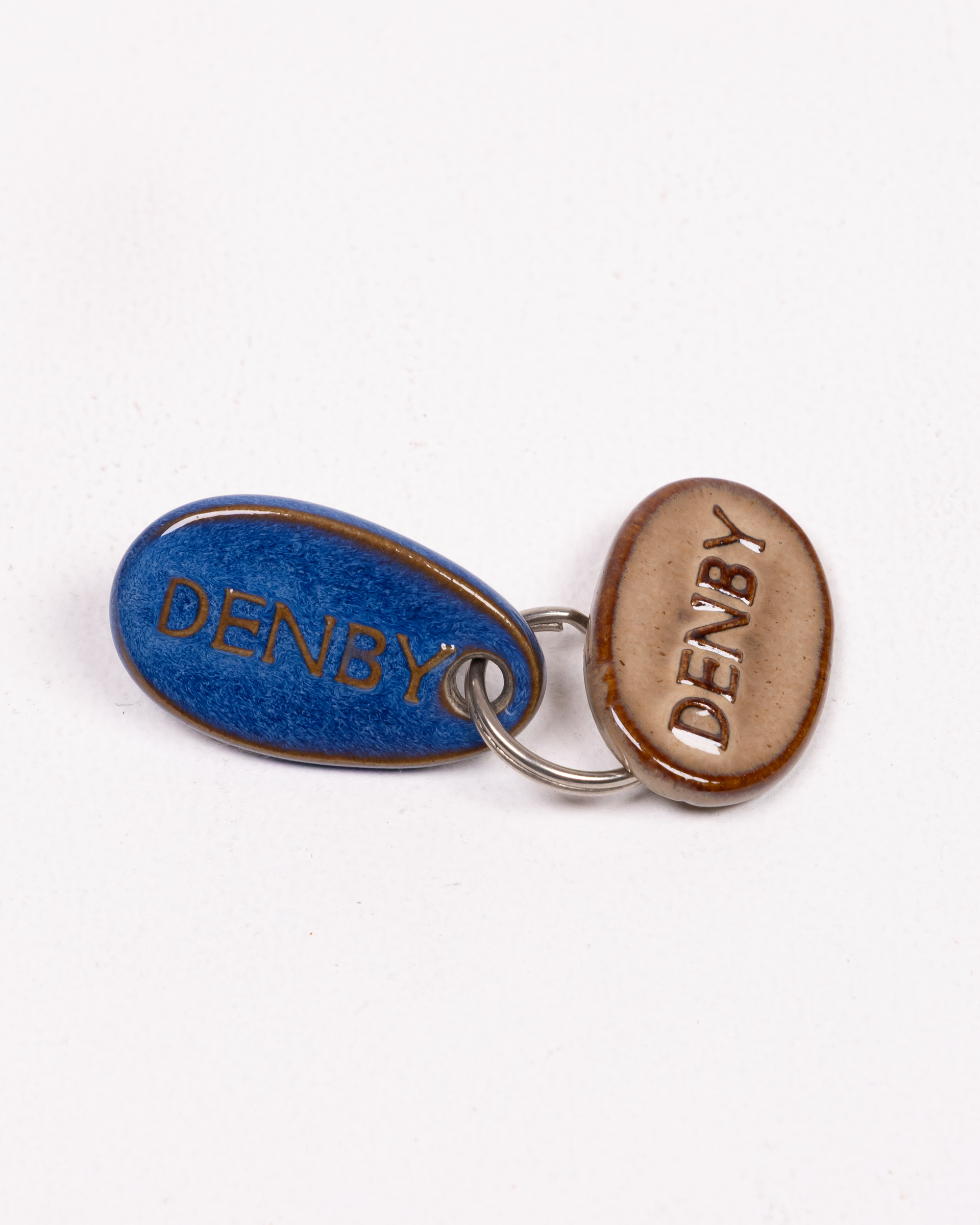 Denby Pottery Keyring with Ceramic Tags - On The Square Emporium