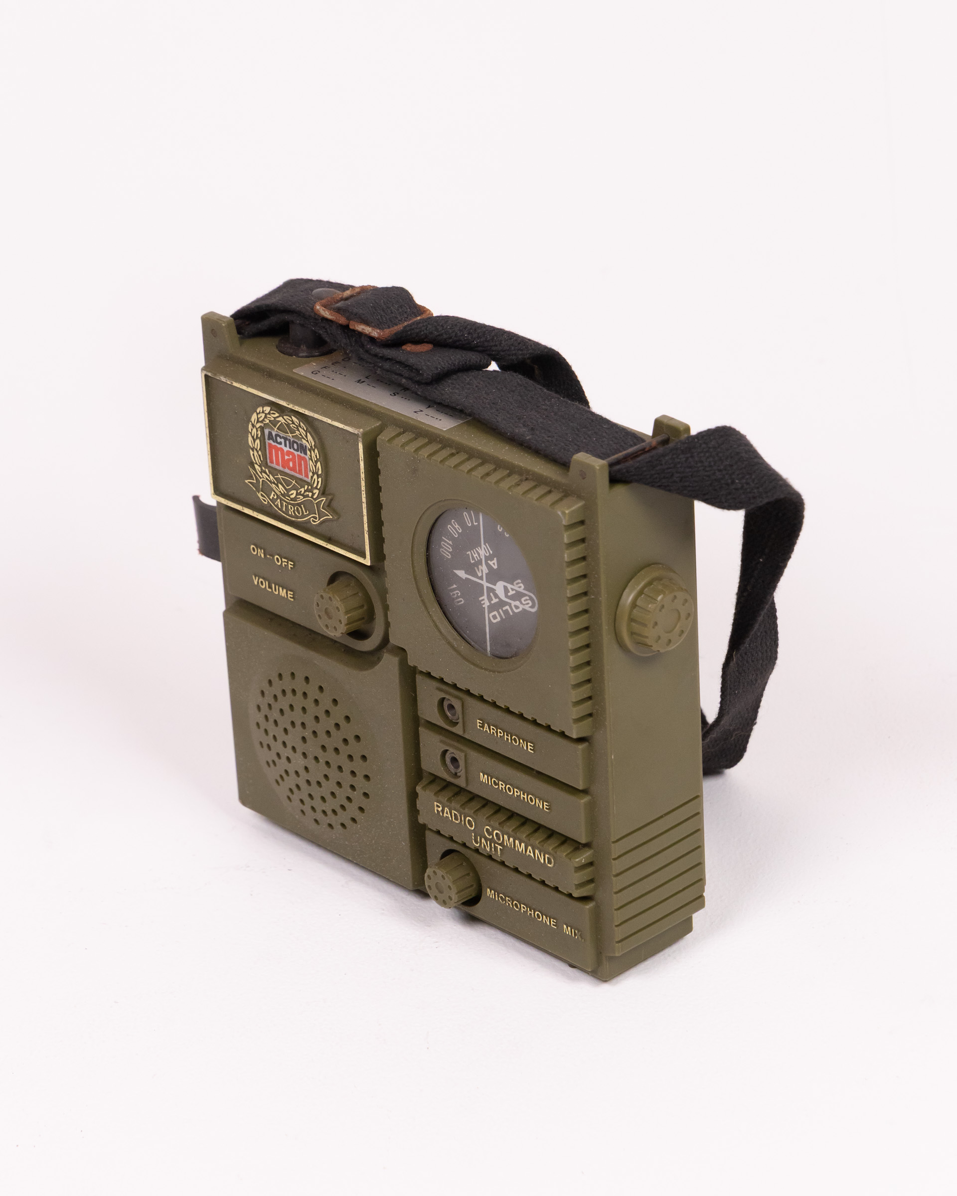 Vintage Action Man Toy Radio with Military Design - On The Square Emporium