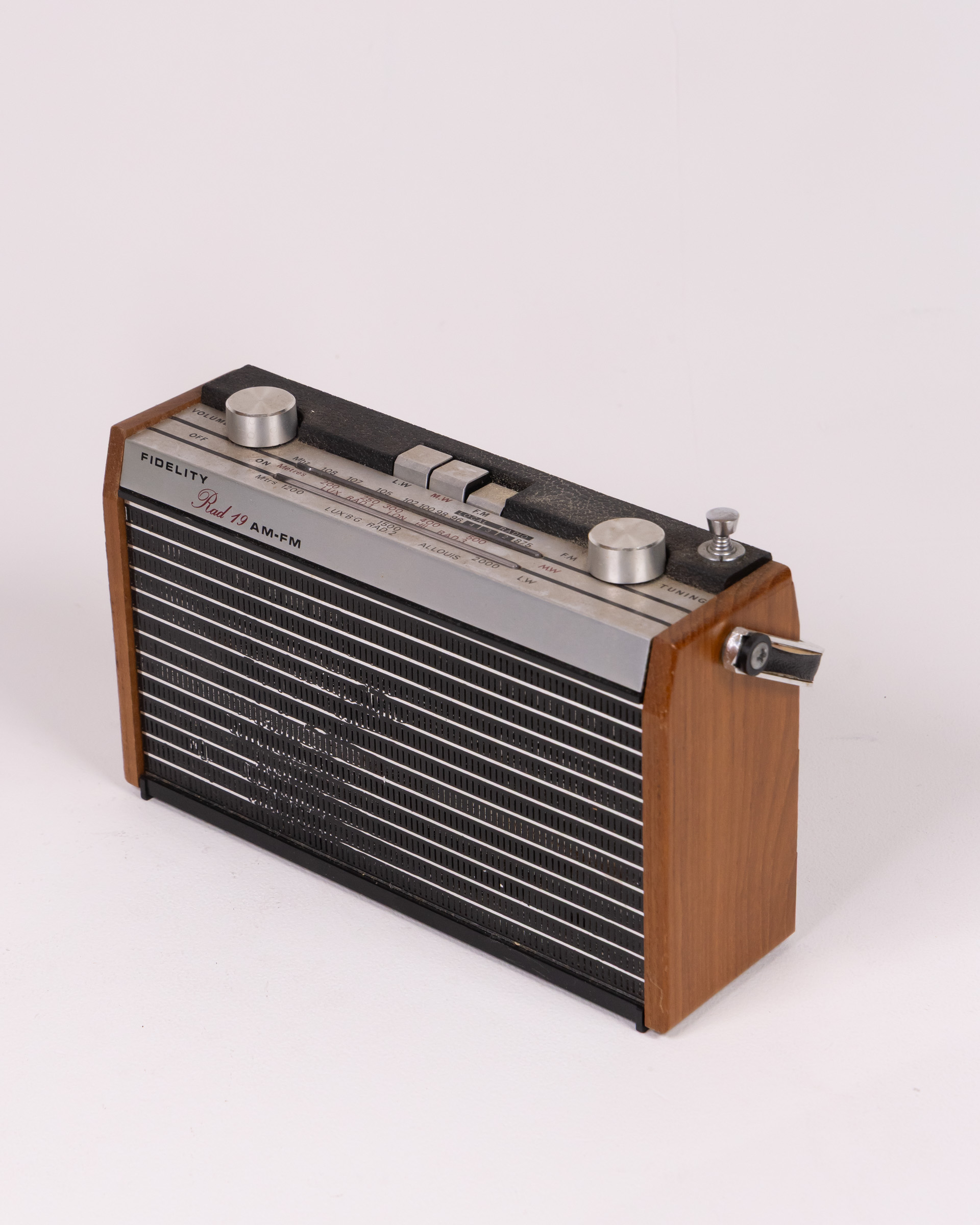 Mid-Century Fidelity Radio with Wood Casing - On The Square Emporium