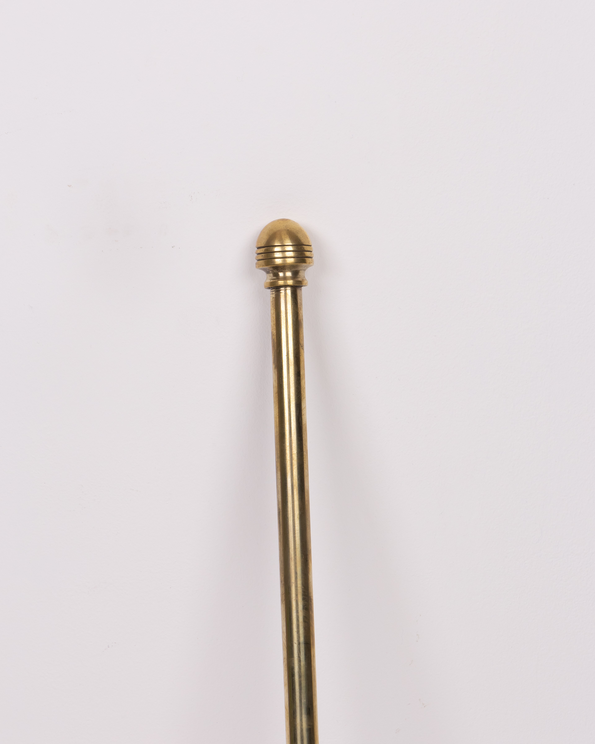 Brass Rod with Ball Finial - On The Square Emporium