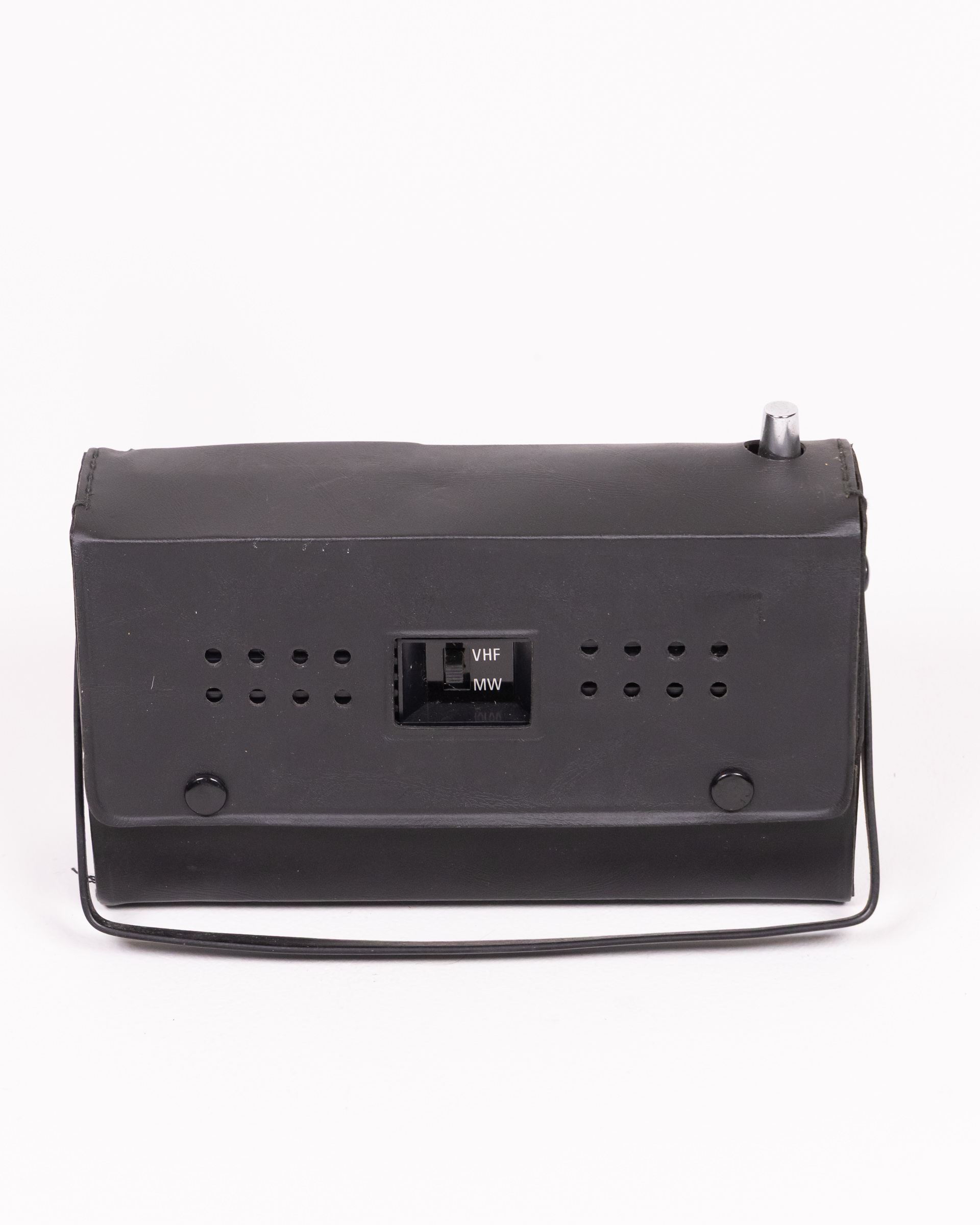 Vintage Piccolo Transistor Radio with Leatherette Case - On The Square ...