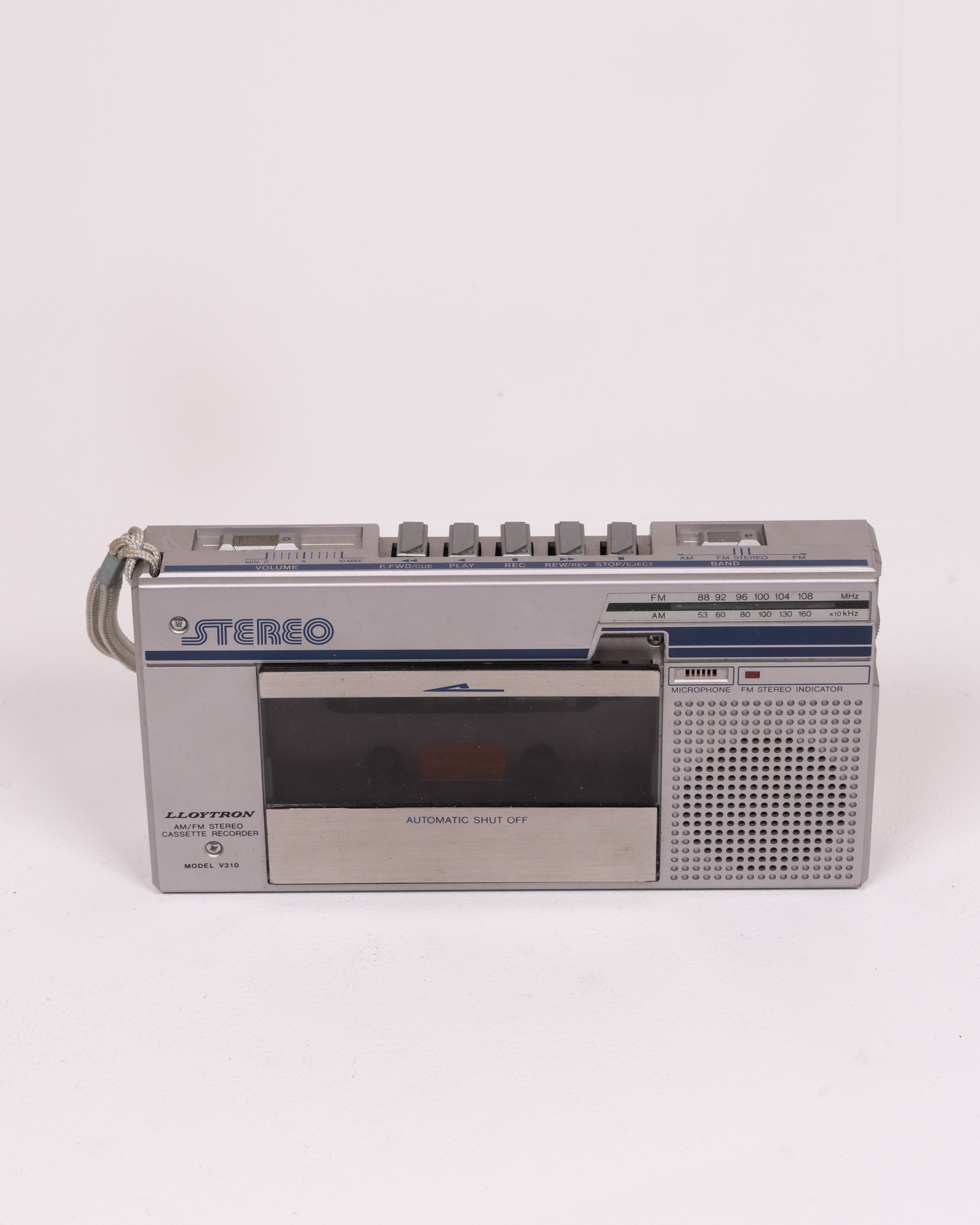 Lloydtron AM/FM Stereo Cassette Recorder with Strap - On The Square ...
