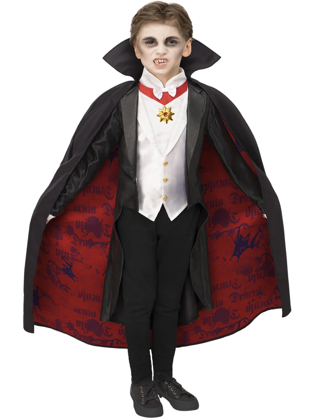 Universal Monsters Dracula Kids Costume with Cape - On The Square Emporium
