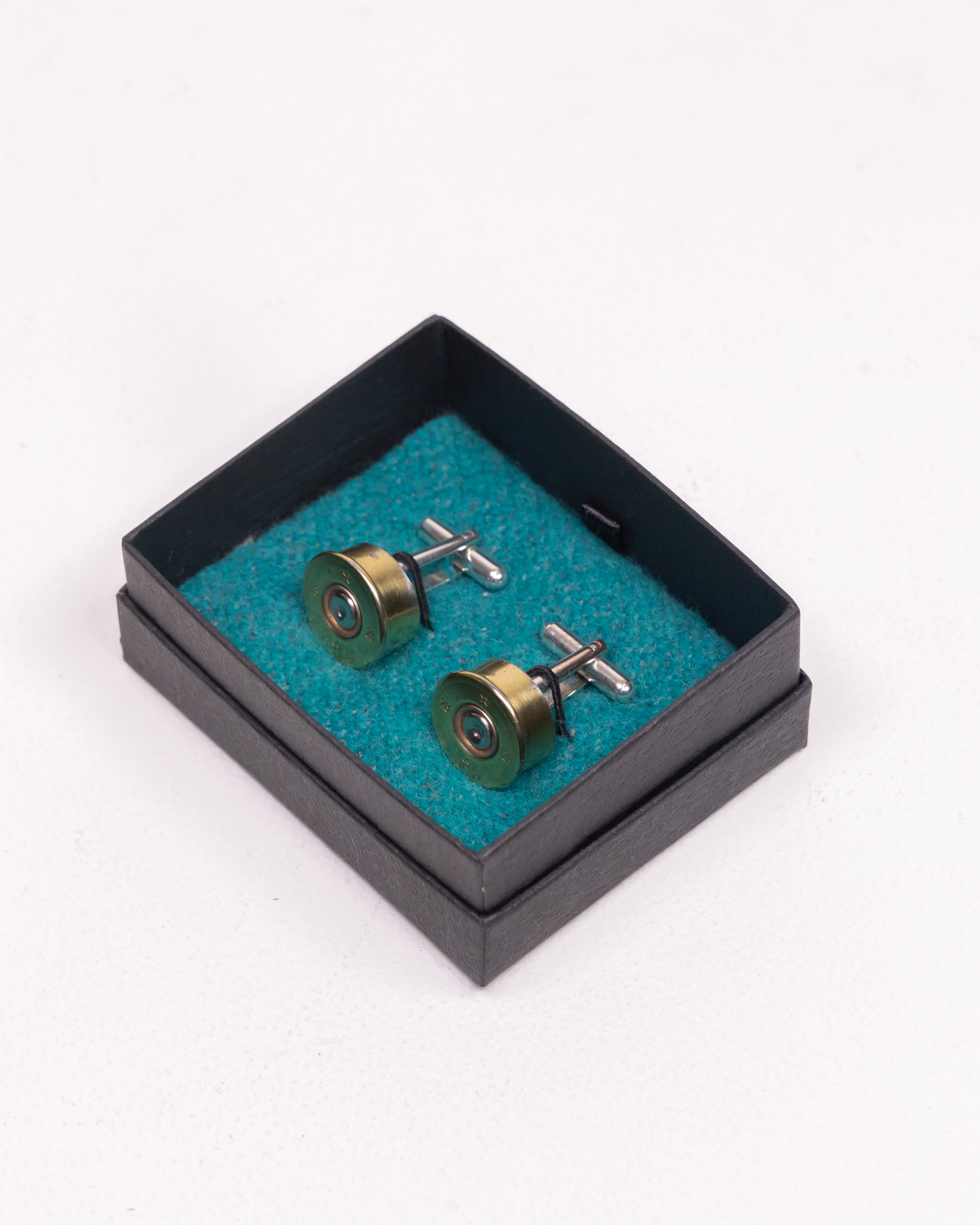 Fine Feathers Gold Bullet Casing Cufflinks - On The Square Emporium