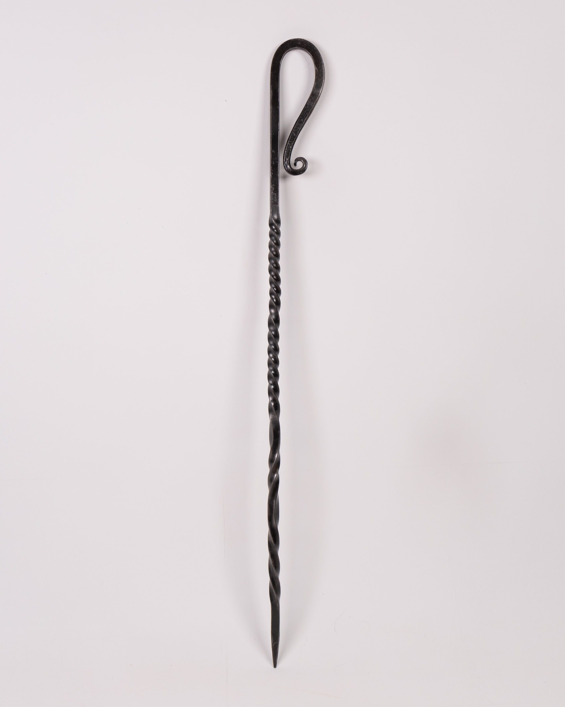 Wrought Iron Fire Poker with Twisted Shaft - On The Square Emporium