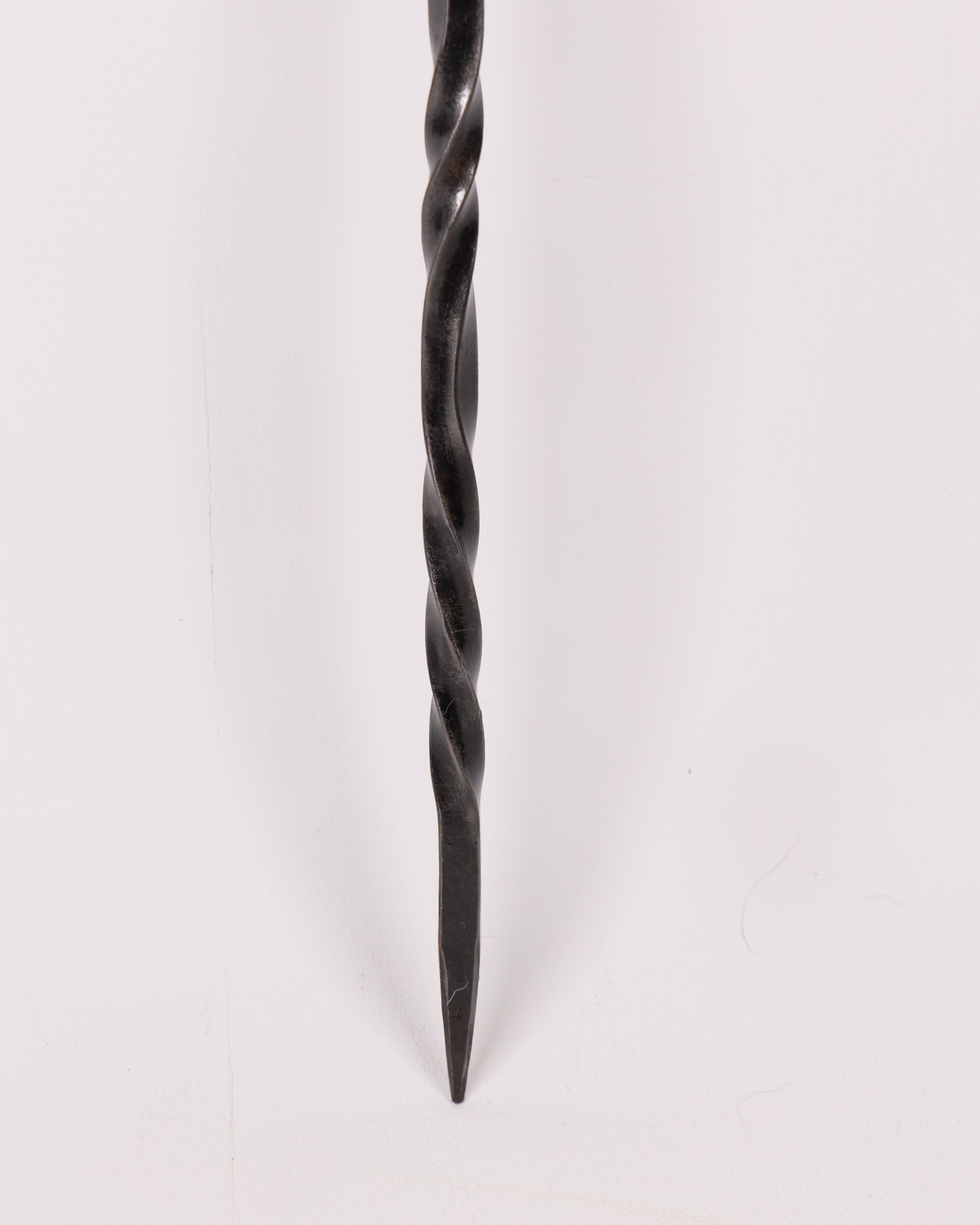Wrought Iron Fire Poker with Twisted Shaft - On The Square Emporium